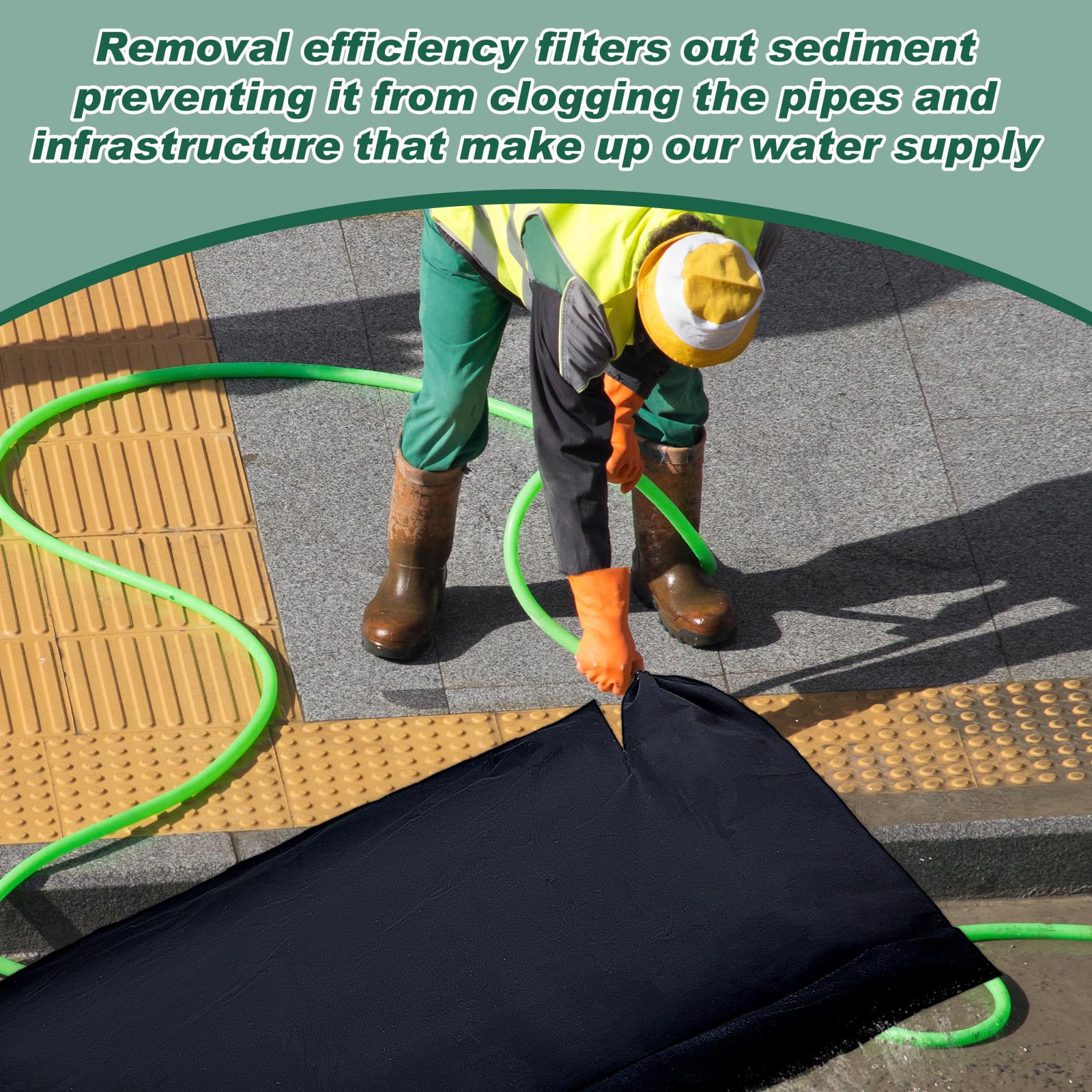 Snapklik.com : Wesnoy 1 Pcs Silt Bags For Dewatering Filter Bag Non ...