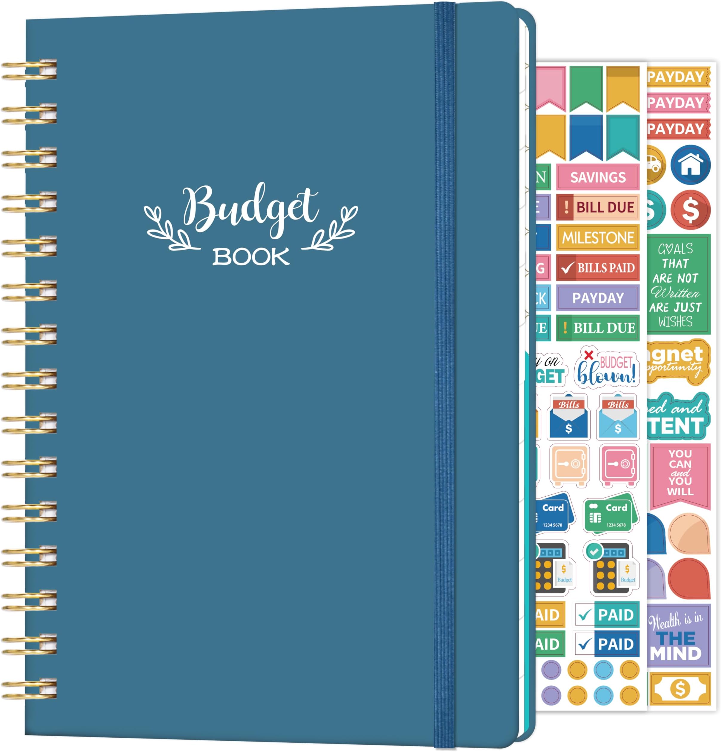 Amazon.com : SKYDUE PU Budget Planner, A5 Budget Book, Monthly Bill ...
