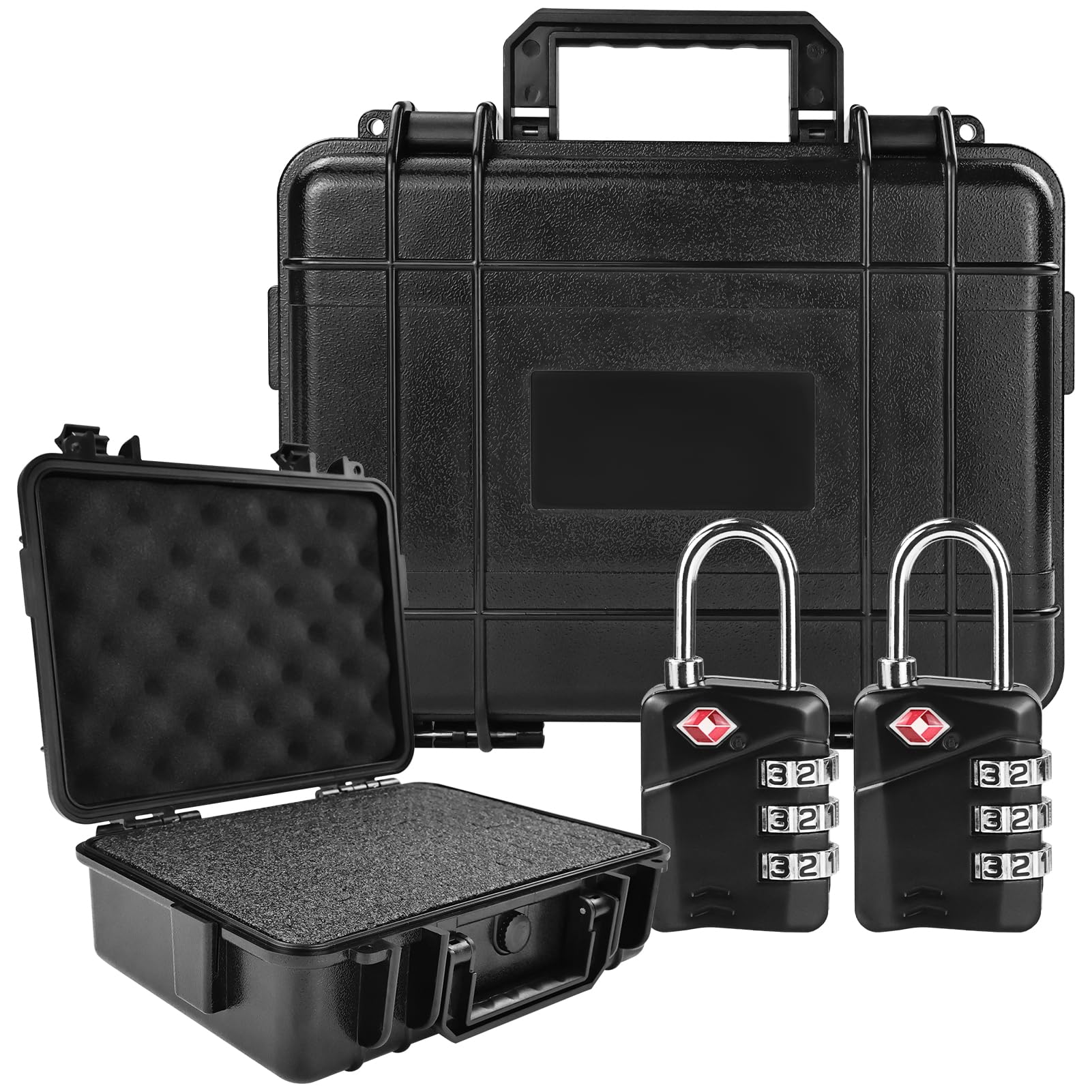 Amazon.com: Laporook Handgun Case Lockable-Firearm Travel Case with 2 TSA Locks Included, Gun ...