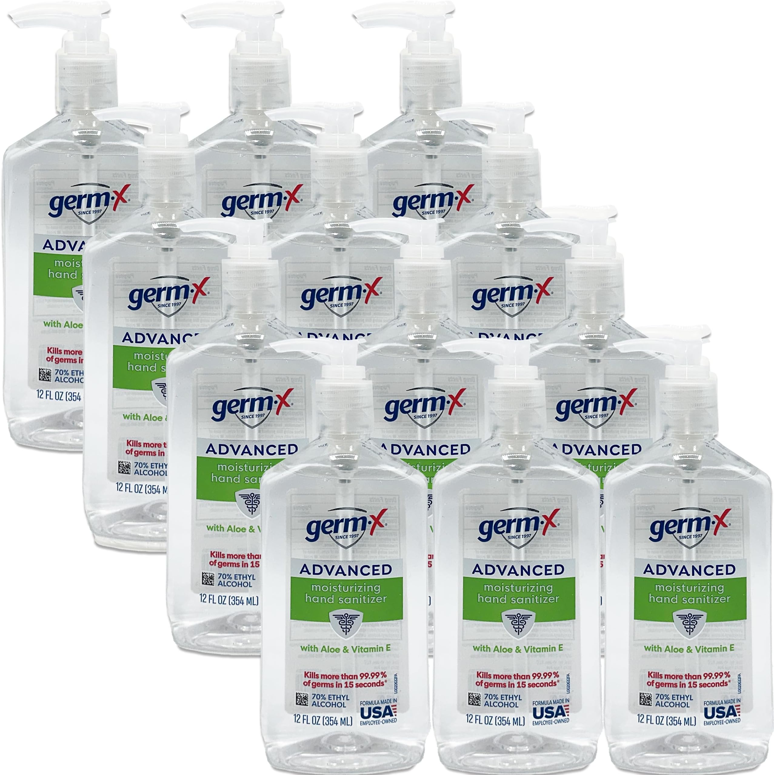Amazon.com: Germ-X Hand Sanitizer, Original, Pump Bottle, 8 Fluid Ounce ...