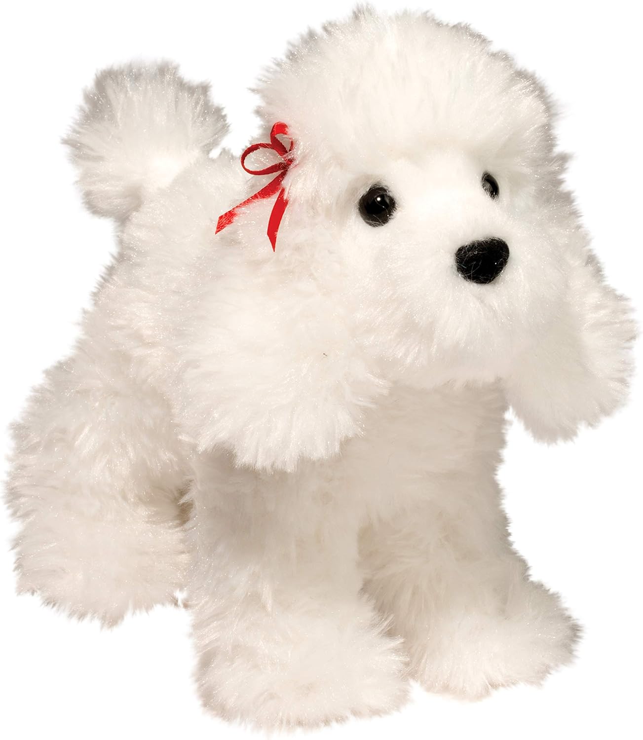 Amazon.com: Douglas Gina White Poodle Dog Plush Stuffed Animal : Toys ...