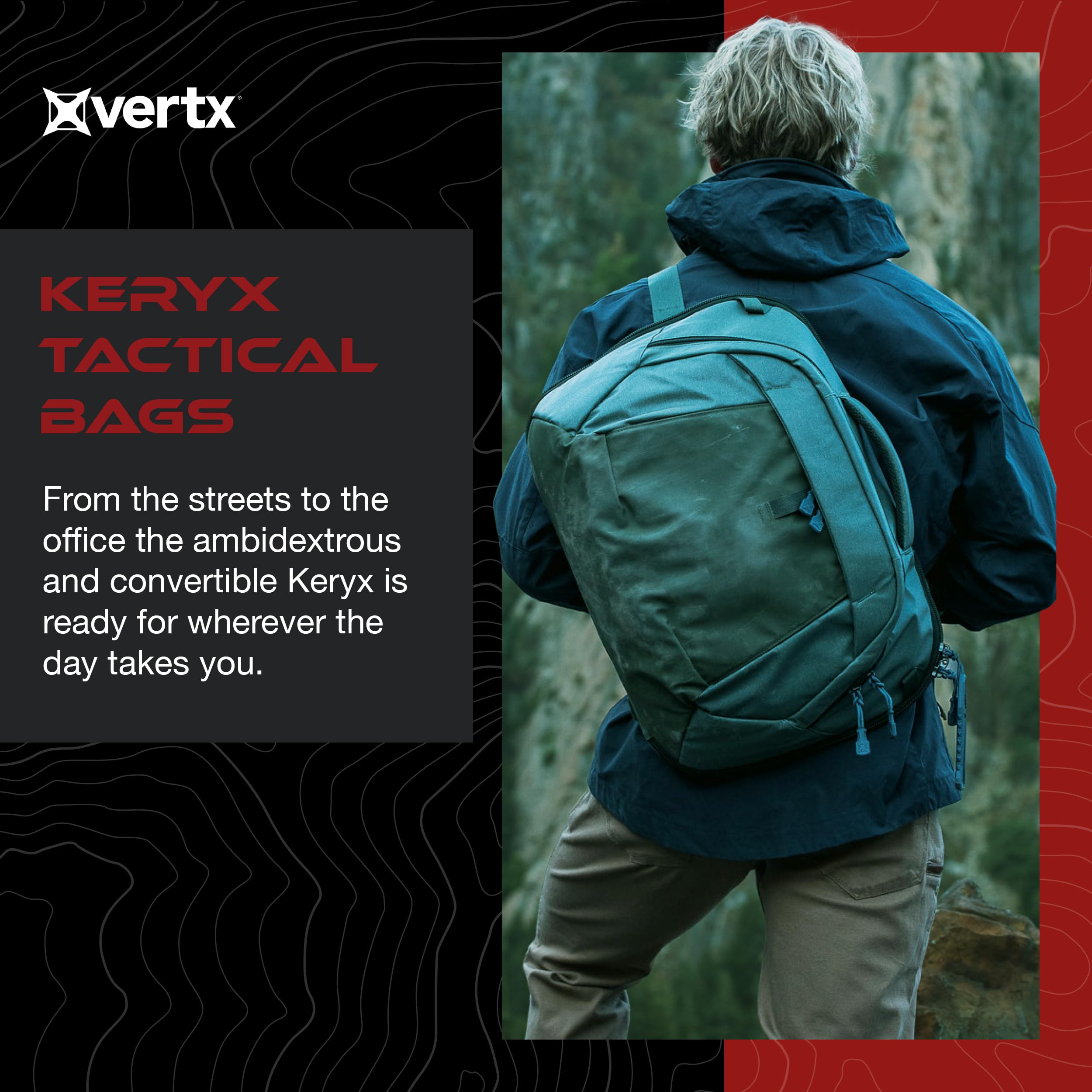 Snapklik.com : Vertx Keryx EDC Tactical Sling Crossbody Messenger 20L ...