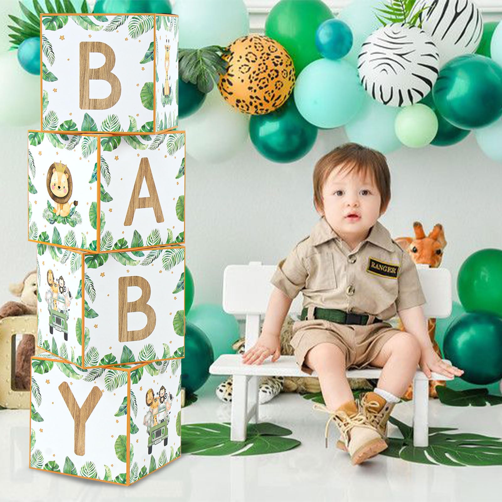 Snapklik.com : FengRise Baby Boxes For Baby Shower Decorations - 4pcs ...