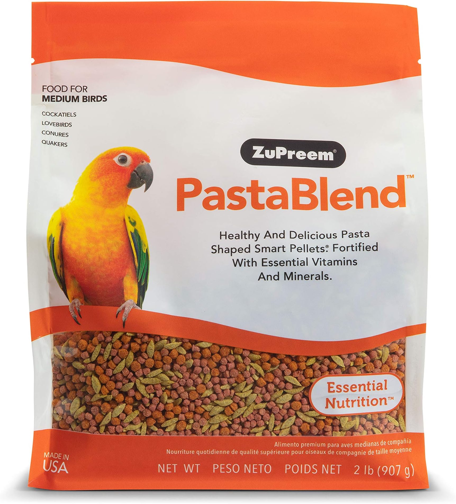 Amazon.com : ZuPreem Natural Pellets Bird Food for Medium Birds, 2.5 lb ...