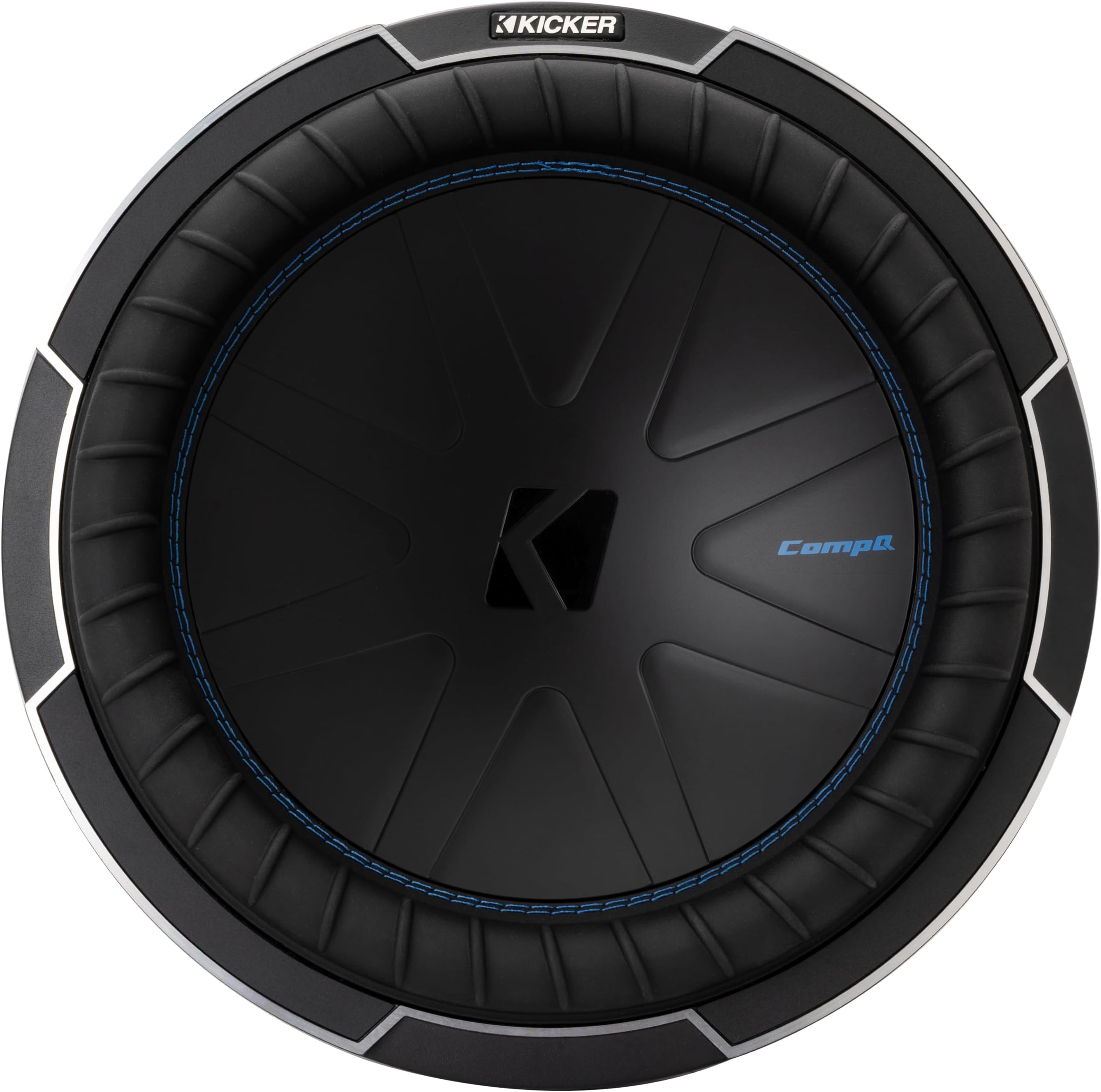 Amazon.com: Kicker 51CWQ122 CompQ Q-Class 12" Subwoofer, Dual 2-Ohm ...