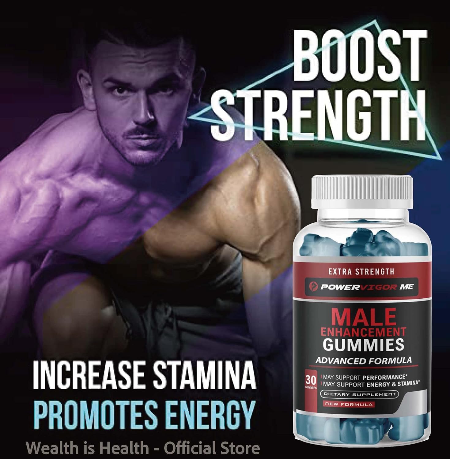 PowerVigor – Gomitas multivitamínicas, gomitas Power Vigor, sabor ...