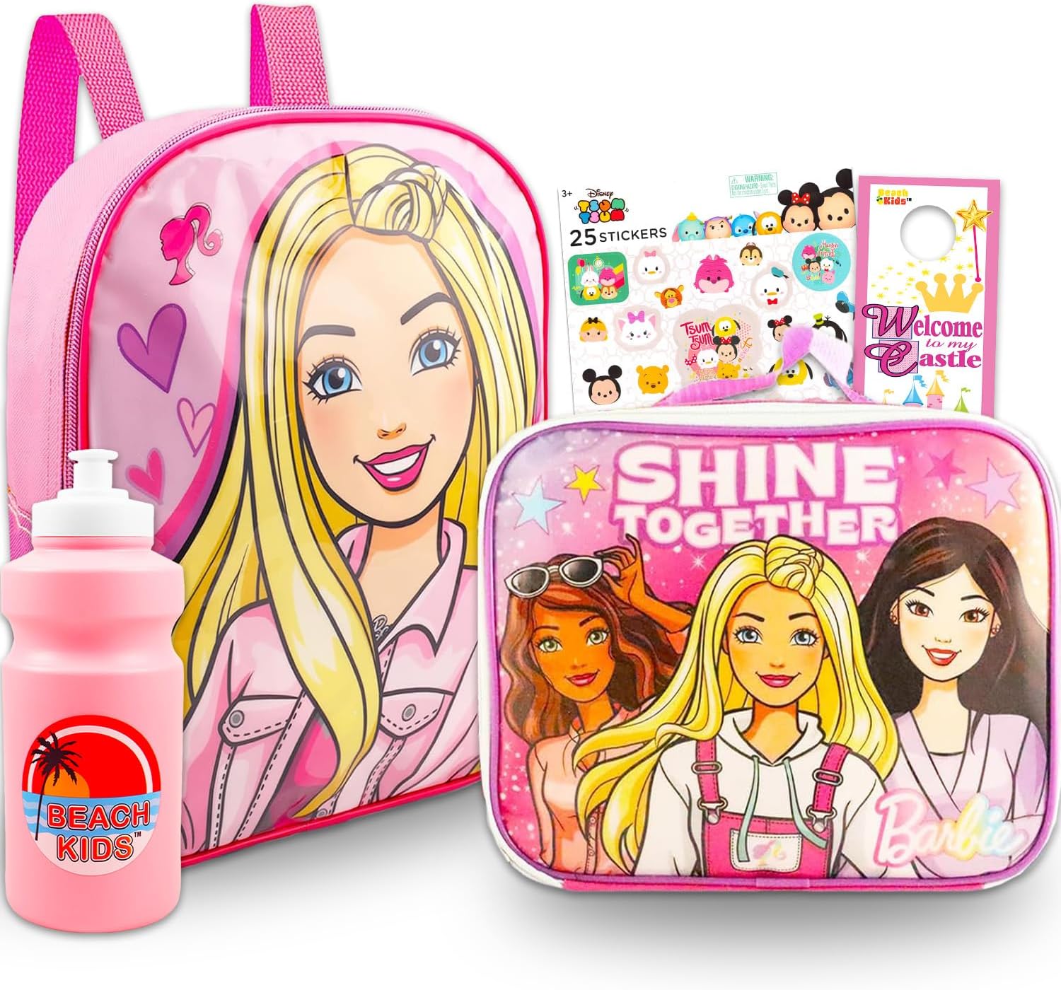 Amazon.com: Barbie Mini Backpack for Girls - Bundle with 11" Barbie ...