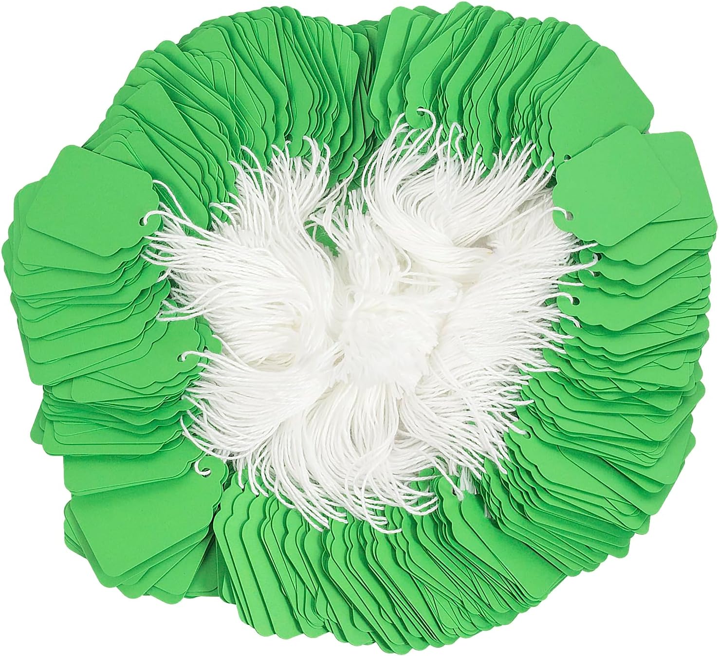 Amazon.com : Marking Tags with String Attached, 500pcs Paper Green ...
