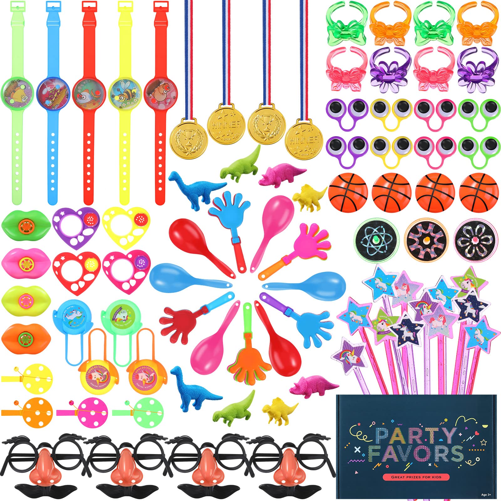 Buy 120 Pieces Classroom Treasure Box Prizes Birthday Party Favors for ...