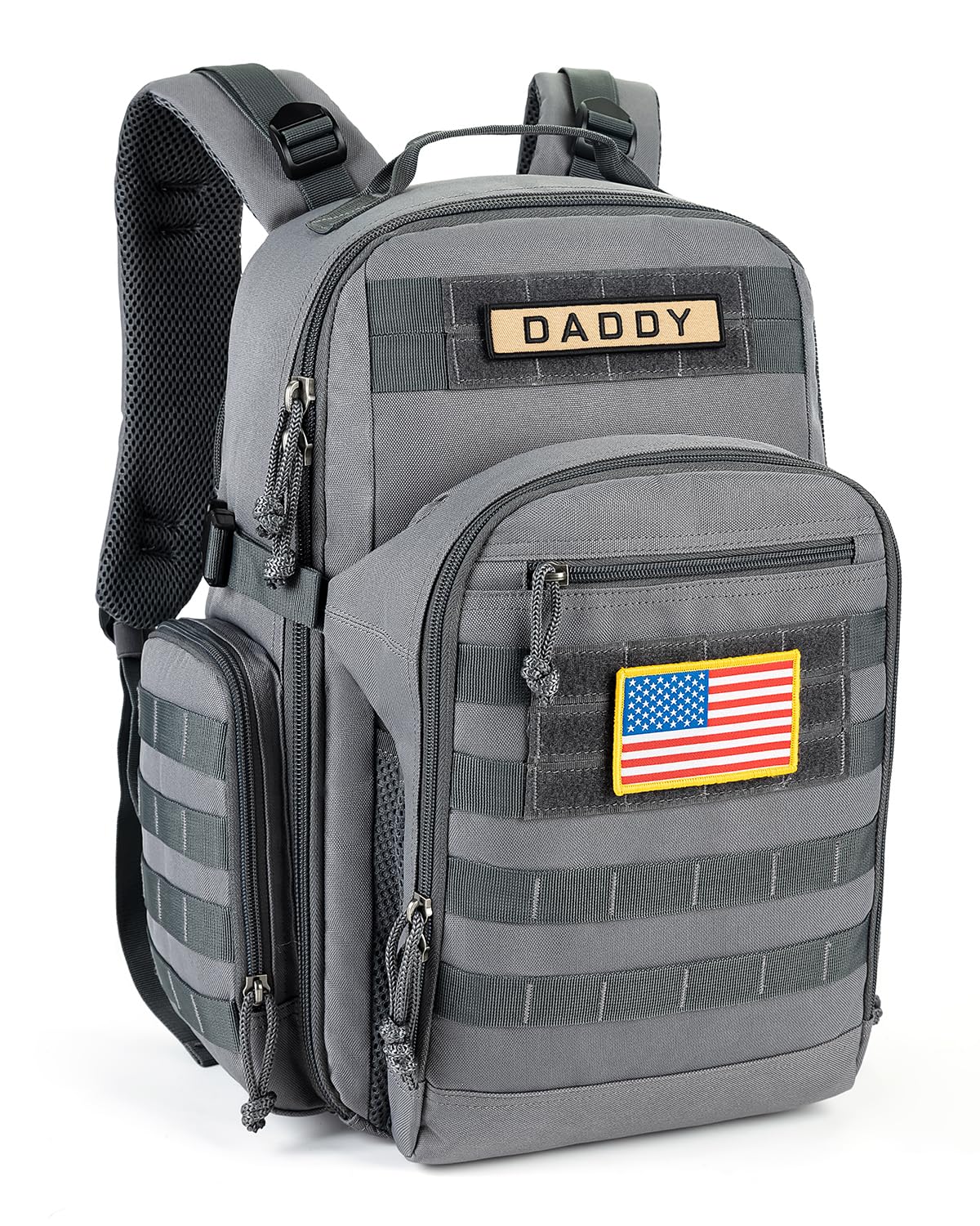Amazon.com: SHARKMOUTH Dad Diaper Bag Backpack - Military Baby Gear ...