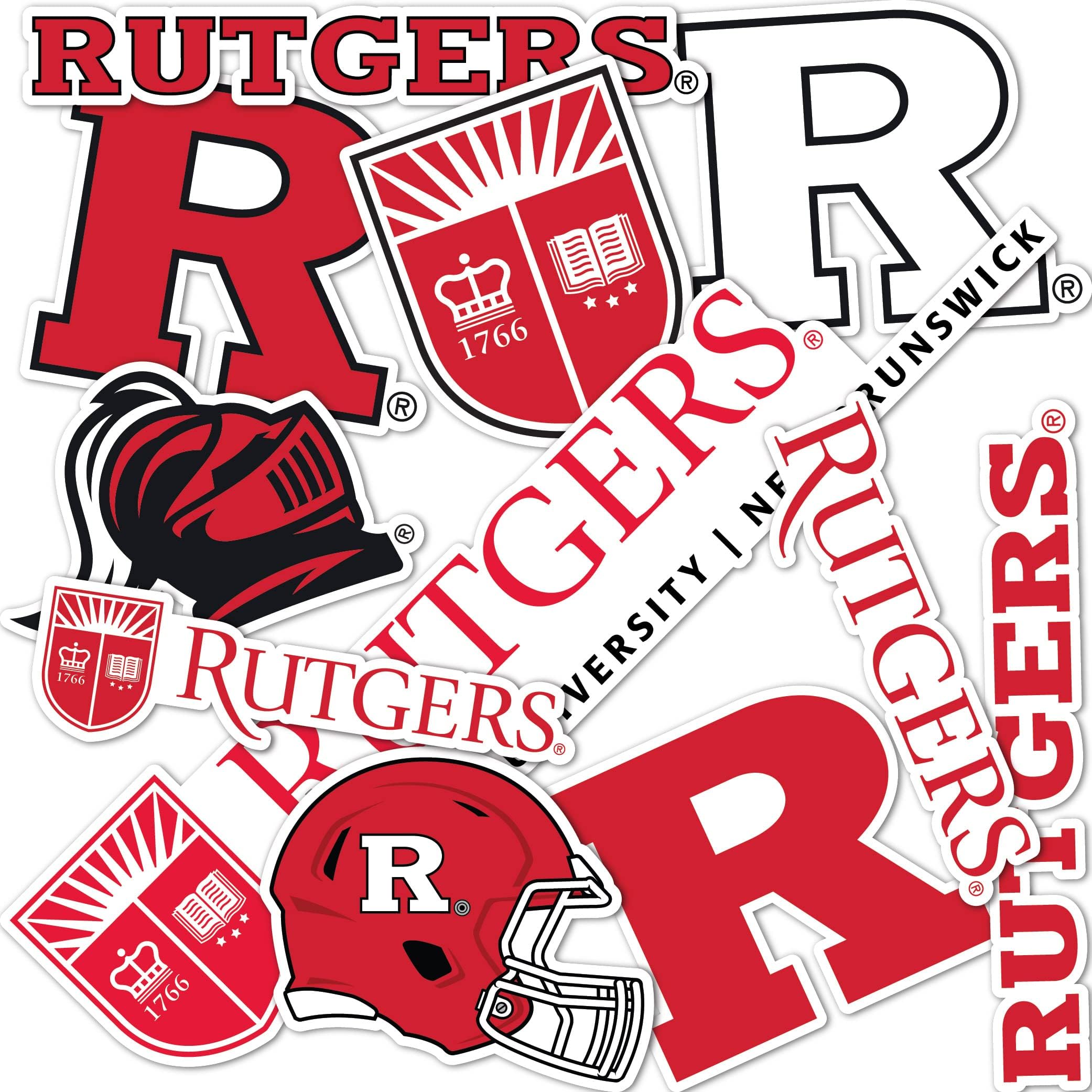 Amazon.com: Rutgers Scarlet Knights 4 Inch Vinyl Mascot Decal Sticker ...