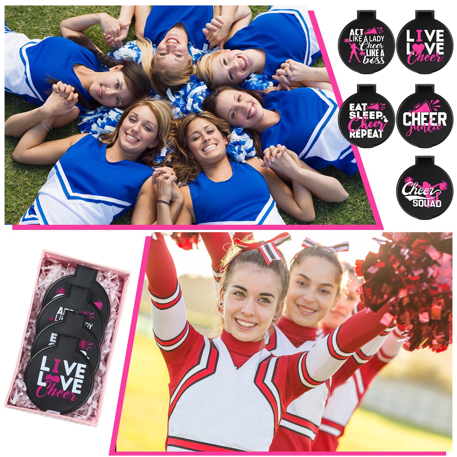 Snapklik.com : Wenqik 50 Pcs Cheerleader Mirror Gifts Cheerleading ...