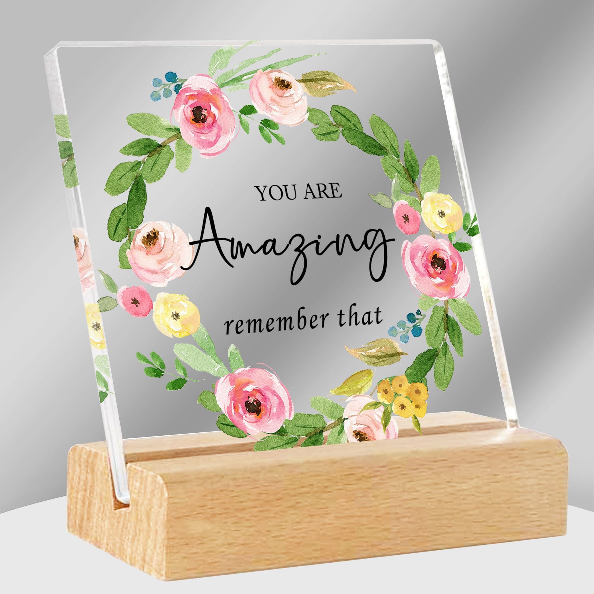 Amazon.com: Inspirational Quotes Desk Decor Gifts For Women Best Friend ...