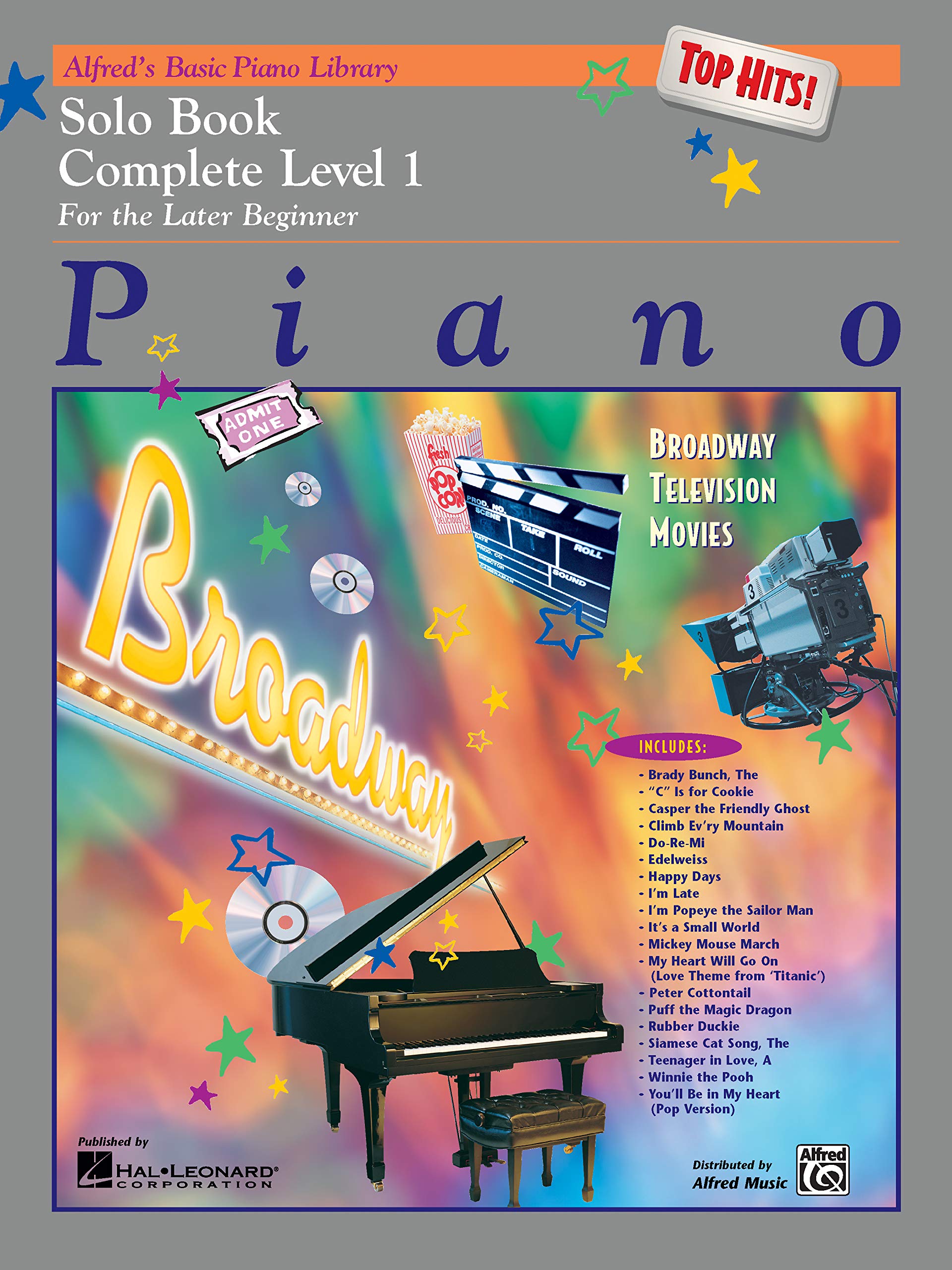 Alfred's Basic Piano Library Top Hits! Solo Book Complete, Bk 1: For ...
