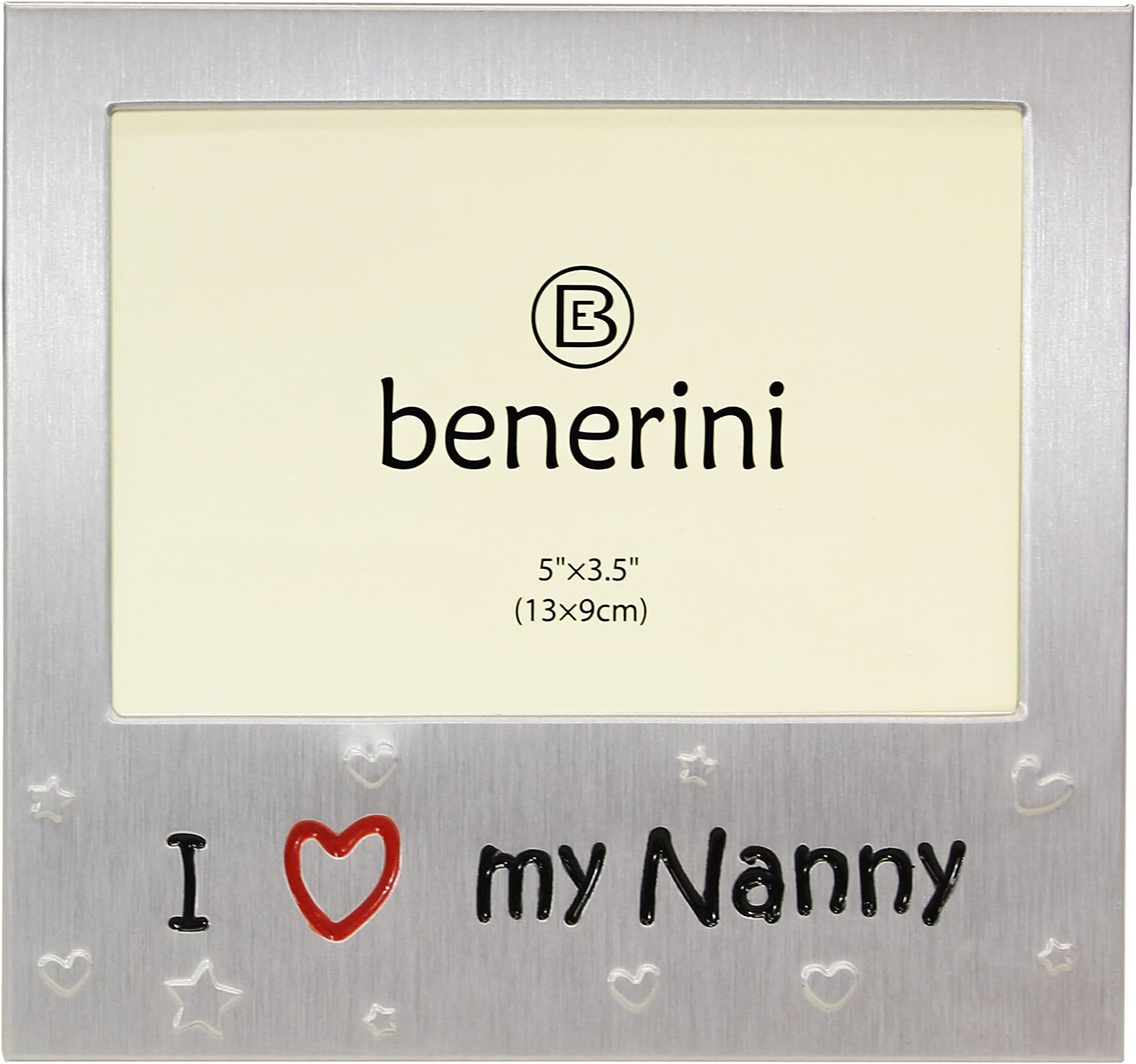 benerini I Love My Nanny ' - Photo Picture Frame Gift - 5 x 3.5 ...