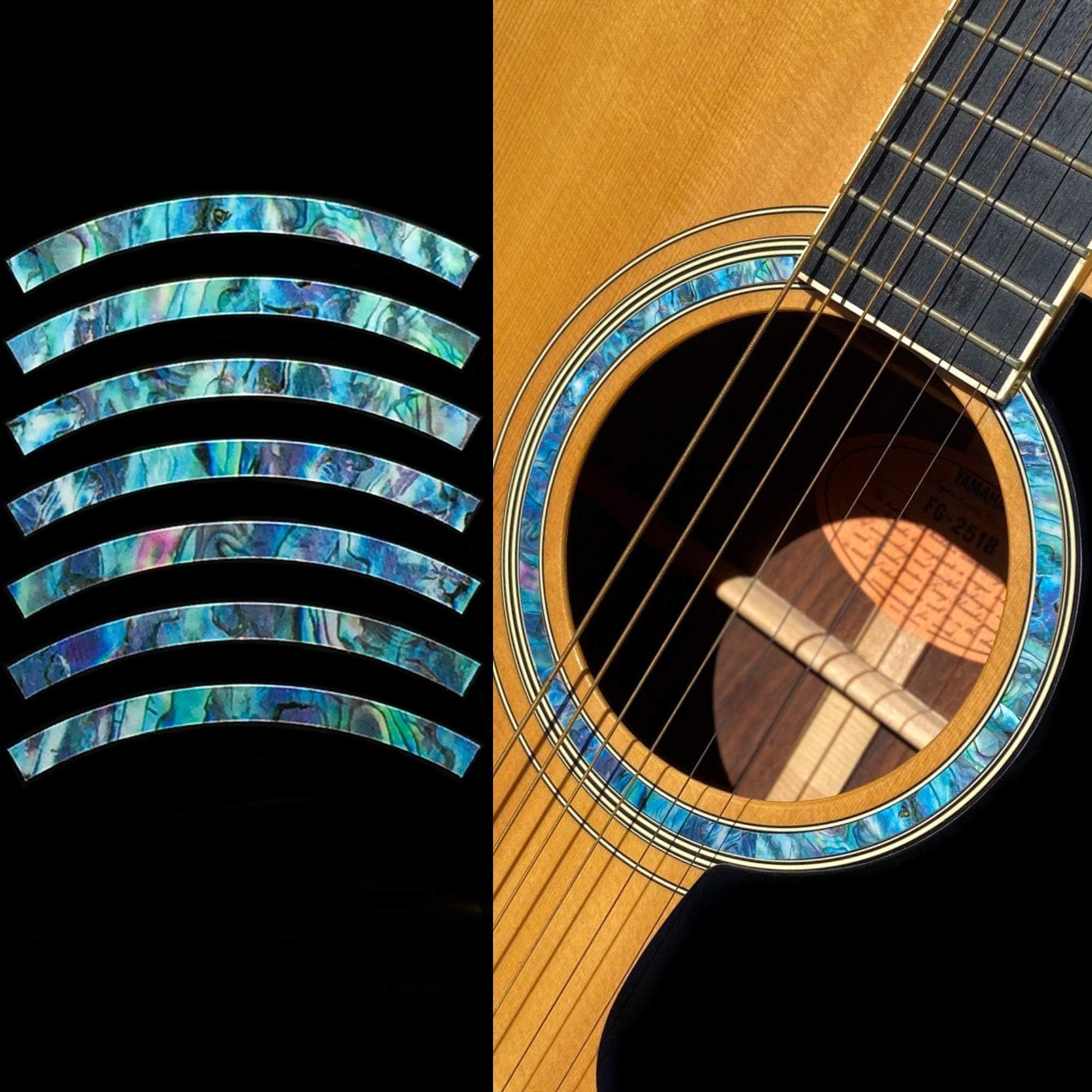 Amazon.com: Fretboard Markers Inlay Stickers Decals for Guitars ...