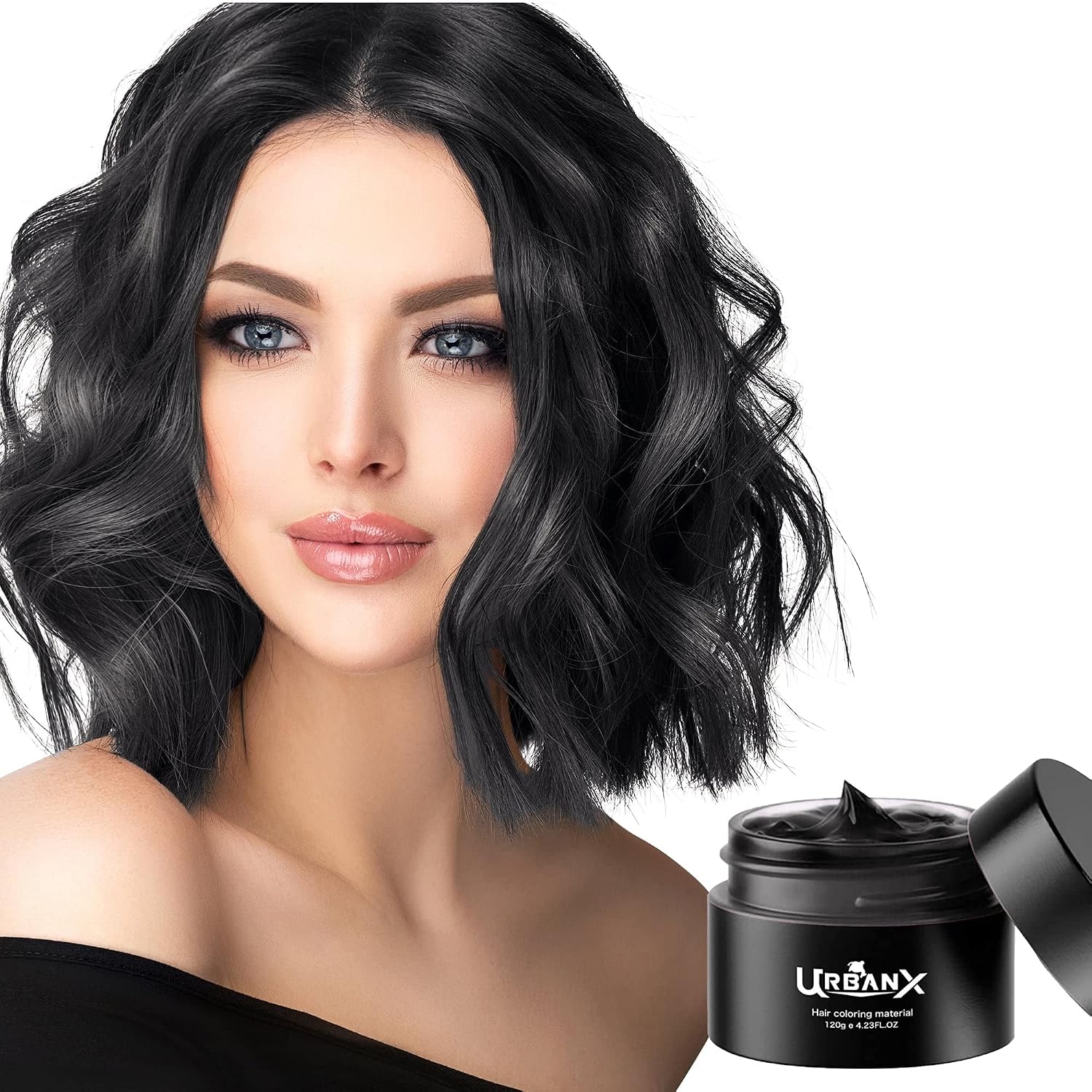 Amazon.com : UrbanX Washable Hair Coloring Wax Material Unisex Color ...