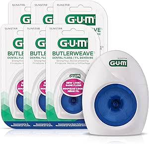 GUM ButlerWeave® Waxed String Floss, 165M X Pack of 6 : Amazon.ca ...