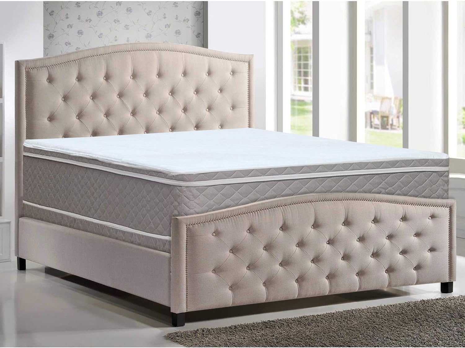 Amazon.com: Mattress Solution Fully Assembled Orthopedic Back Support ...