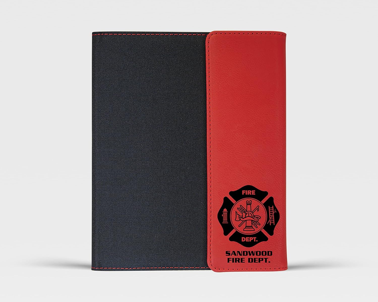 Amazon.com: Personalized Firefighter Leather Portfolio (Portfolio Only ...