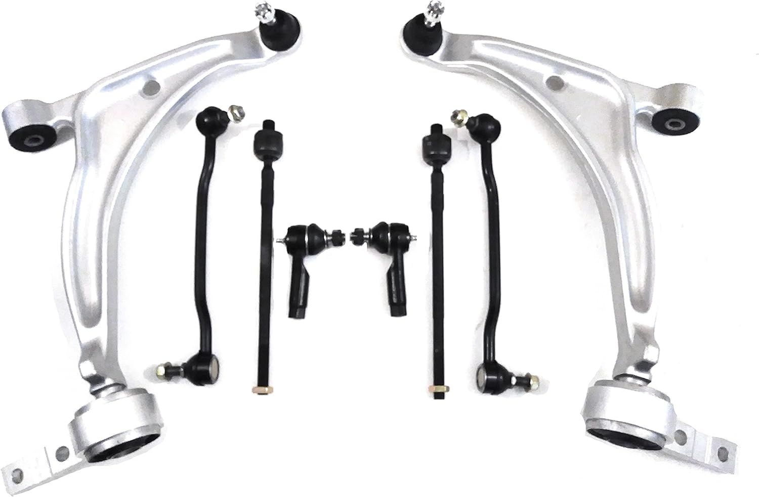 Amazon.com: Lower Control Arms With Ball Joints 2 Inner Tie Rod Ends 2 ...