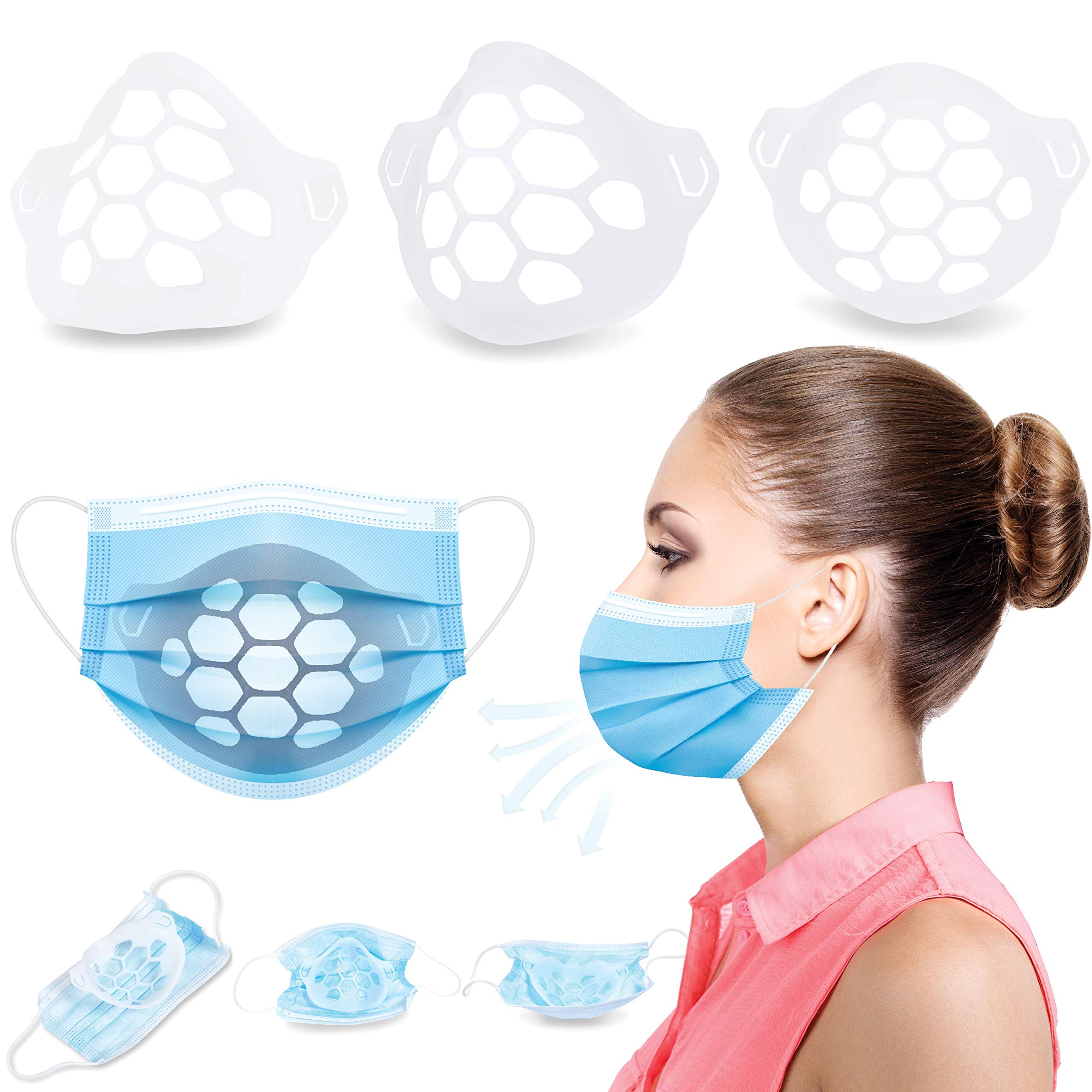 Buy Face Bracket - 5 Pack (Made in USA) Breathe Easier & Stay Cooler ...