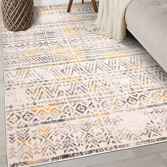 Amazon.com: Rugshop Geometric Boho Perfect for high Traffic Areas of ...