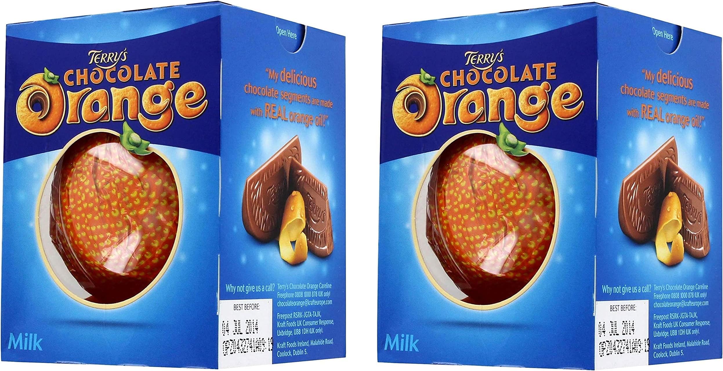 Amazon.com : Terry's Chocolate Orange - Milk (157g) : Chocolate ...