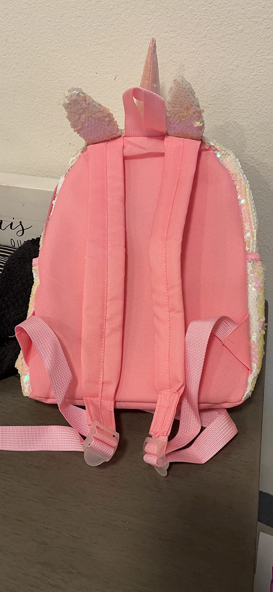 Amazon.com: Unicorn 2 Way Sequins Critter Backpack 16 (Pink, One_Size ...