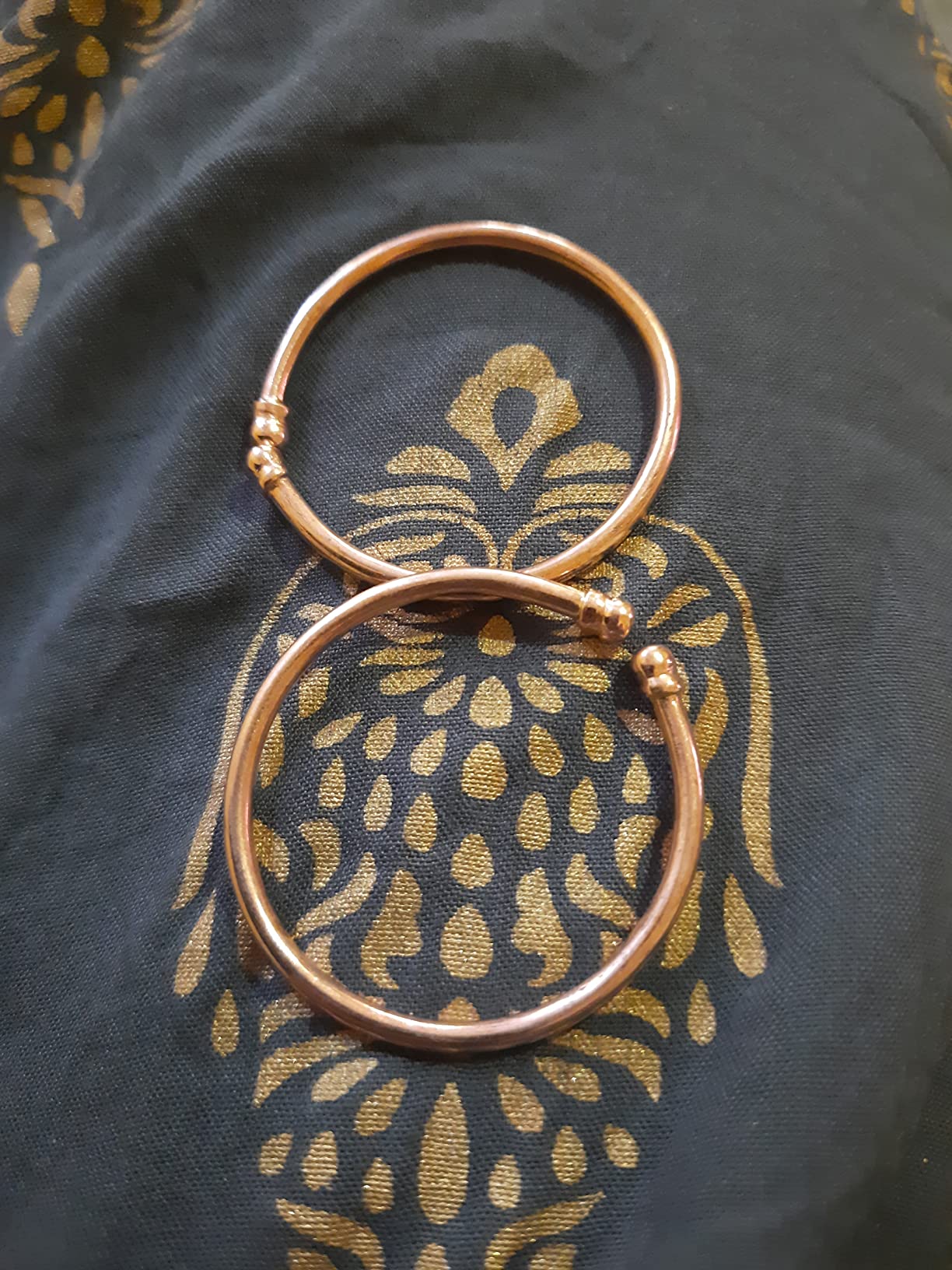 Buy Naveen Metal Works Womens Panchaloha/Impon/Five Metal Baby Bangles ...