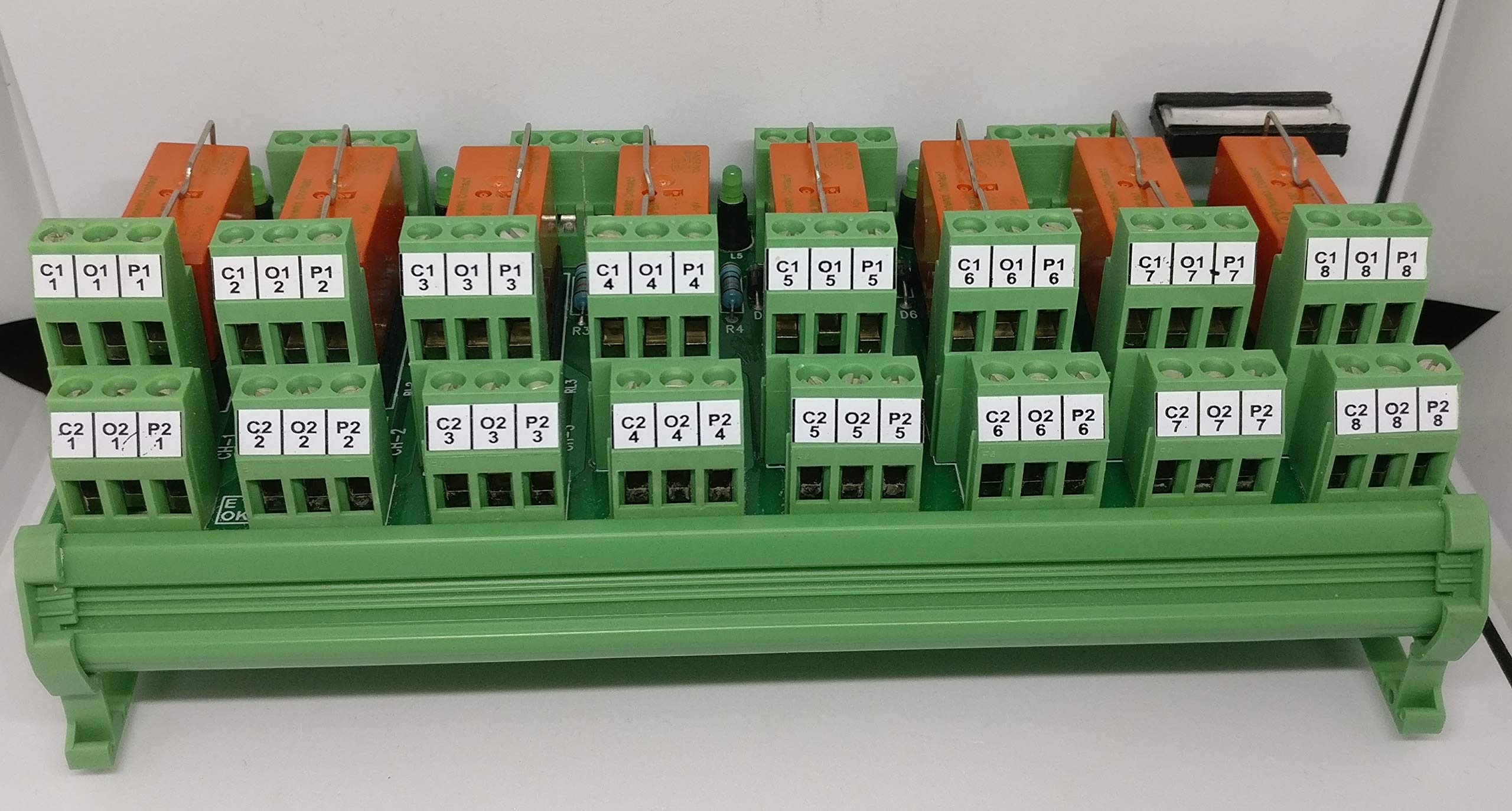 Phoenix Contact Make 8 Channel 230V 2 Changeover Relay Board with ...