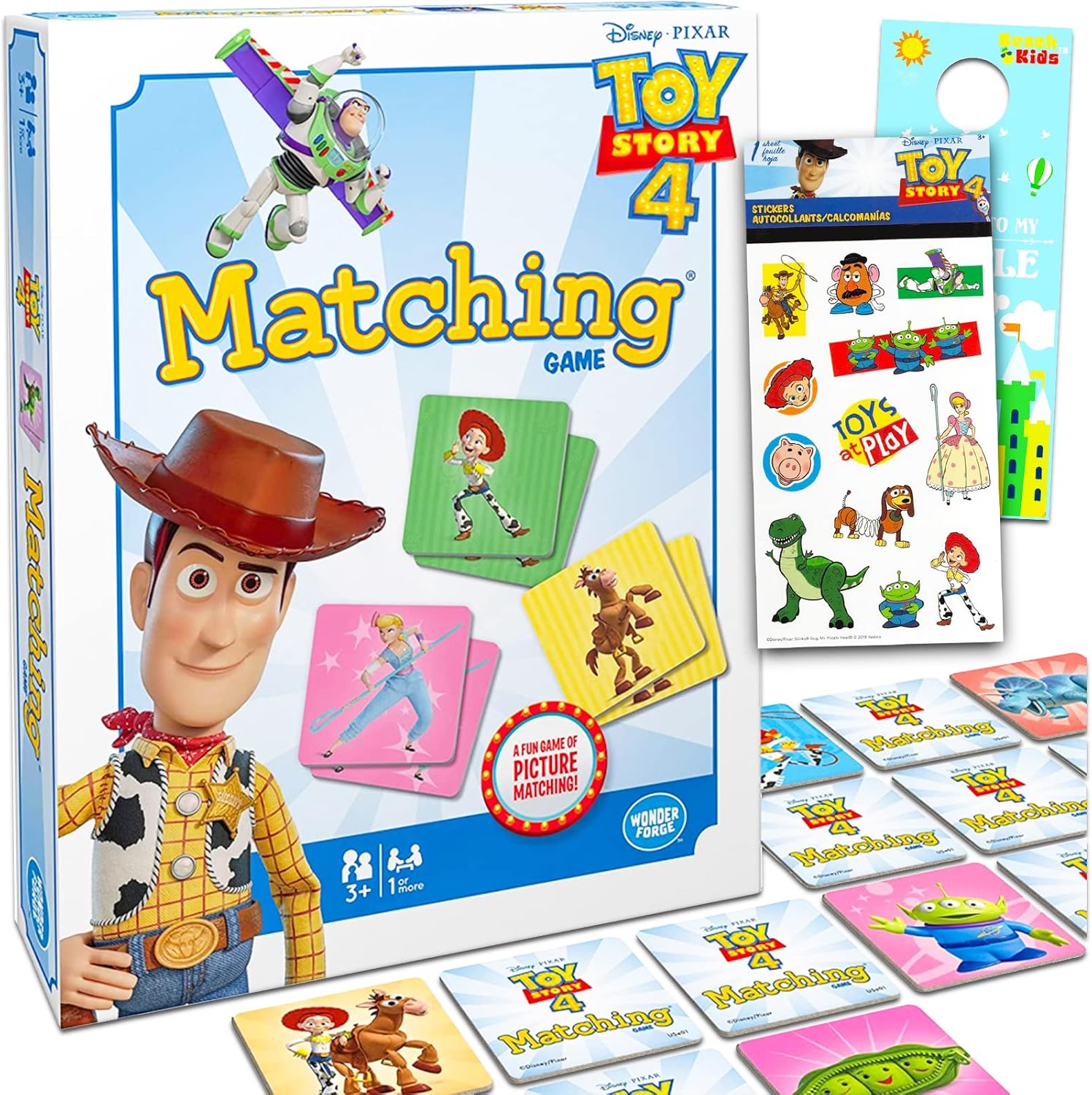 Amazon.com: Toy Story Educational Toy Bundle Toy Story Memory Game Set ...