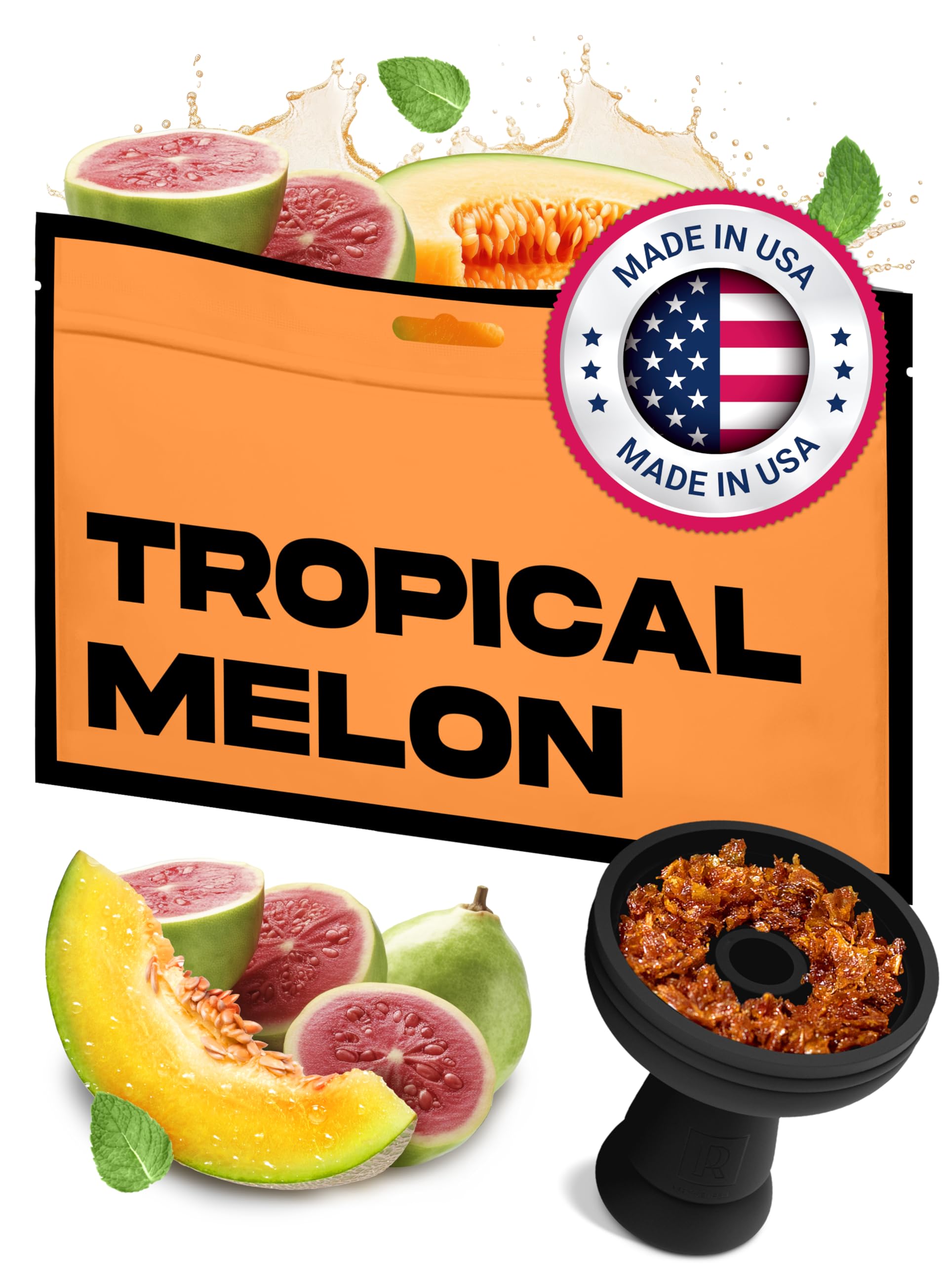Amazon.com: tricase Shisha Hookah Flavors Nicotine Free Tropical Melon Shisha - 3.5 ounce - 100 ...