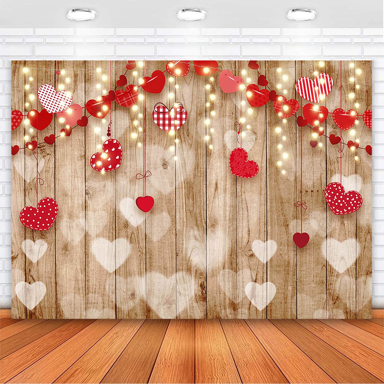 Rustic Romance Background Valentine's Day Home Decorations
