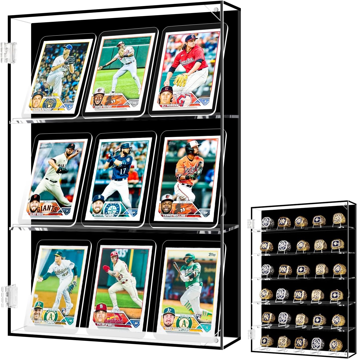 Amazon.com: Acrylic Display Case for PSA Graded Cards, 6 Slots : Sports ...