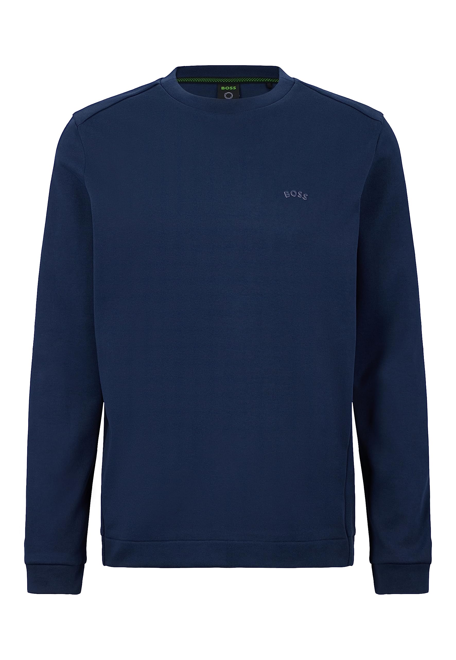Hugo Boss Sudadera de Interlock de algodón con Cuello Redondo y Logo ...