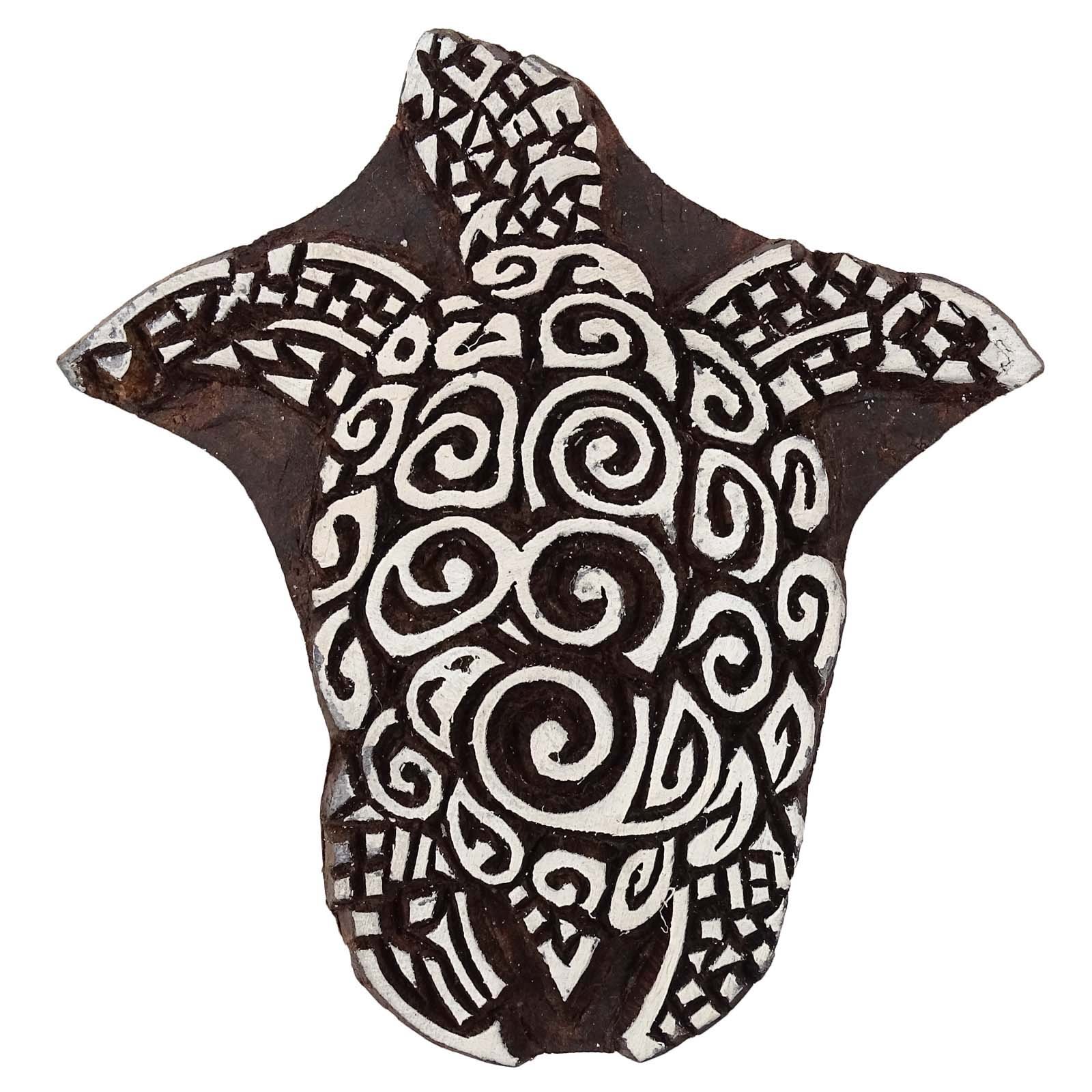 Amazon.com: Decorative Hand Carved Turtle Printing Wooden Stamp Blocks ...