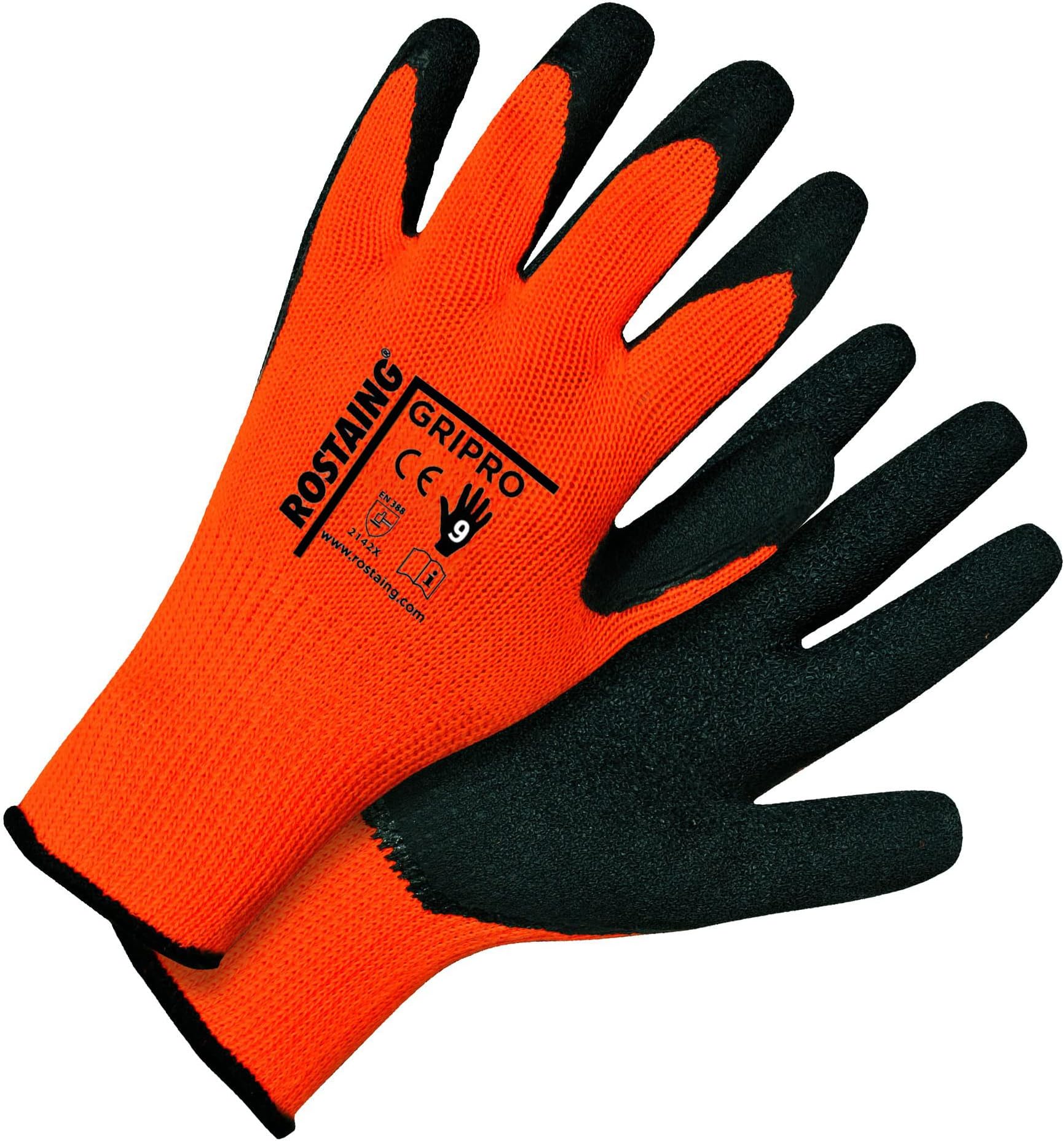 ROSTAING Gants GRIPRO - Paire de gants de Chantier pour la Construction ...
