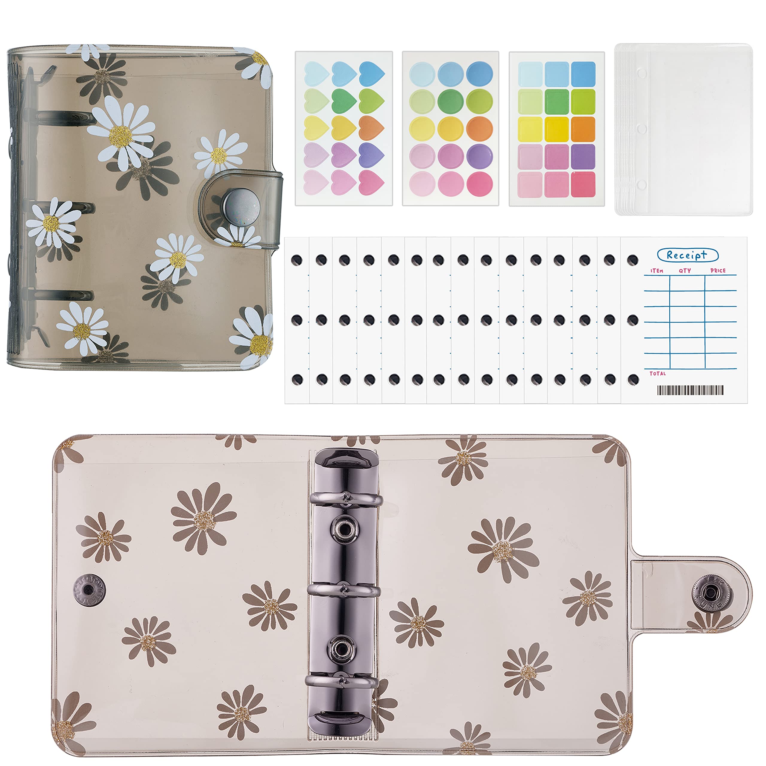 Amazon.com : Harphia Mini Budget Binder with Zipper Envelopes & Expense ...