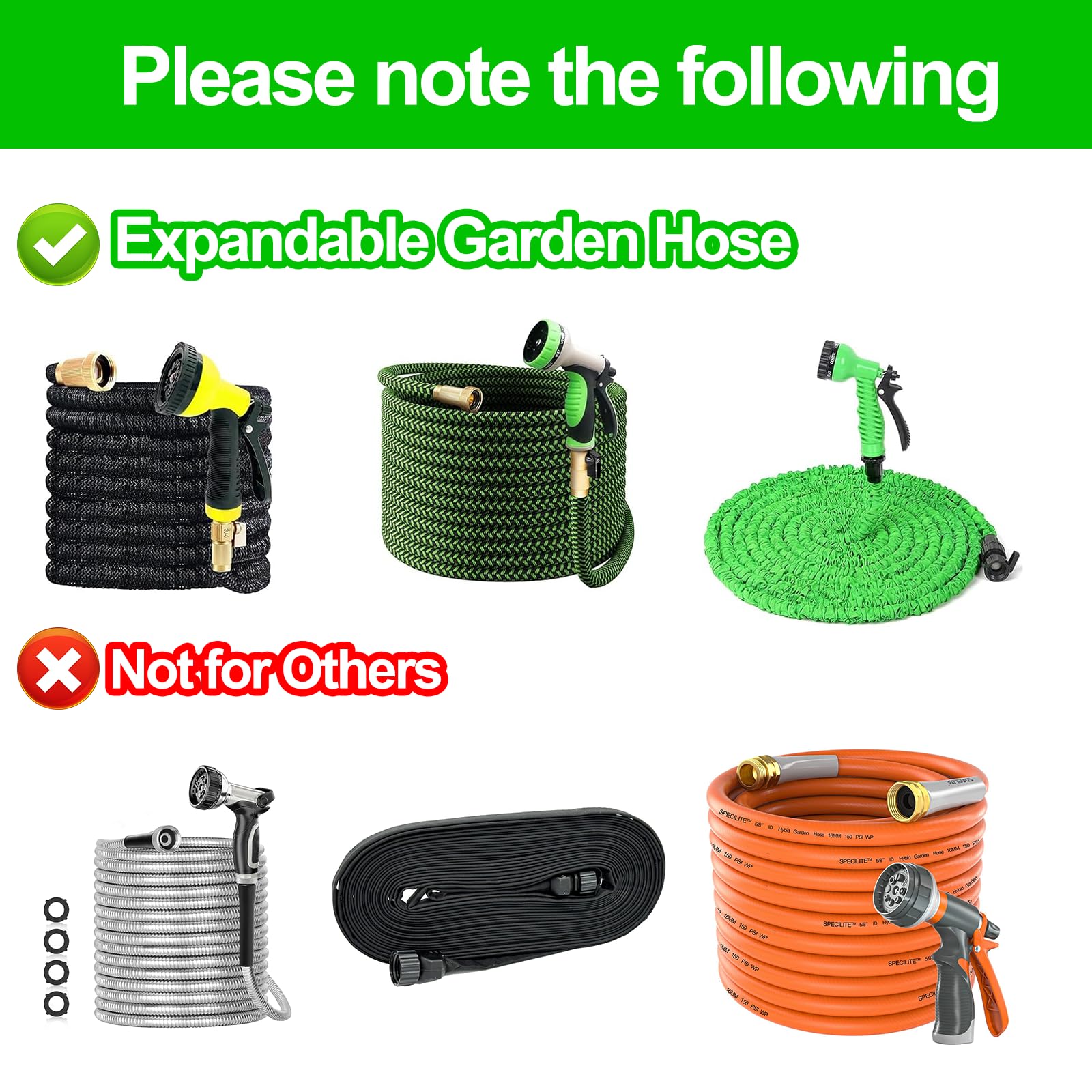 Snapklik.com : SPECILITE Expandable Garden Hose Repair Kit(2 Sets ...
