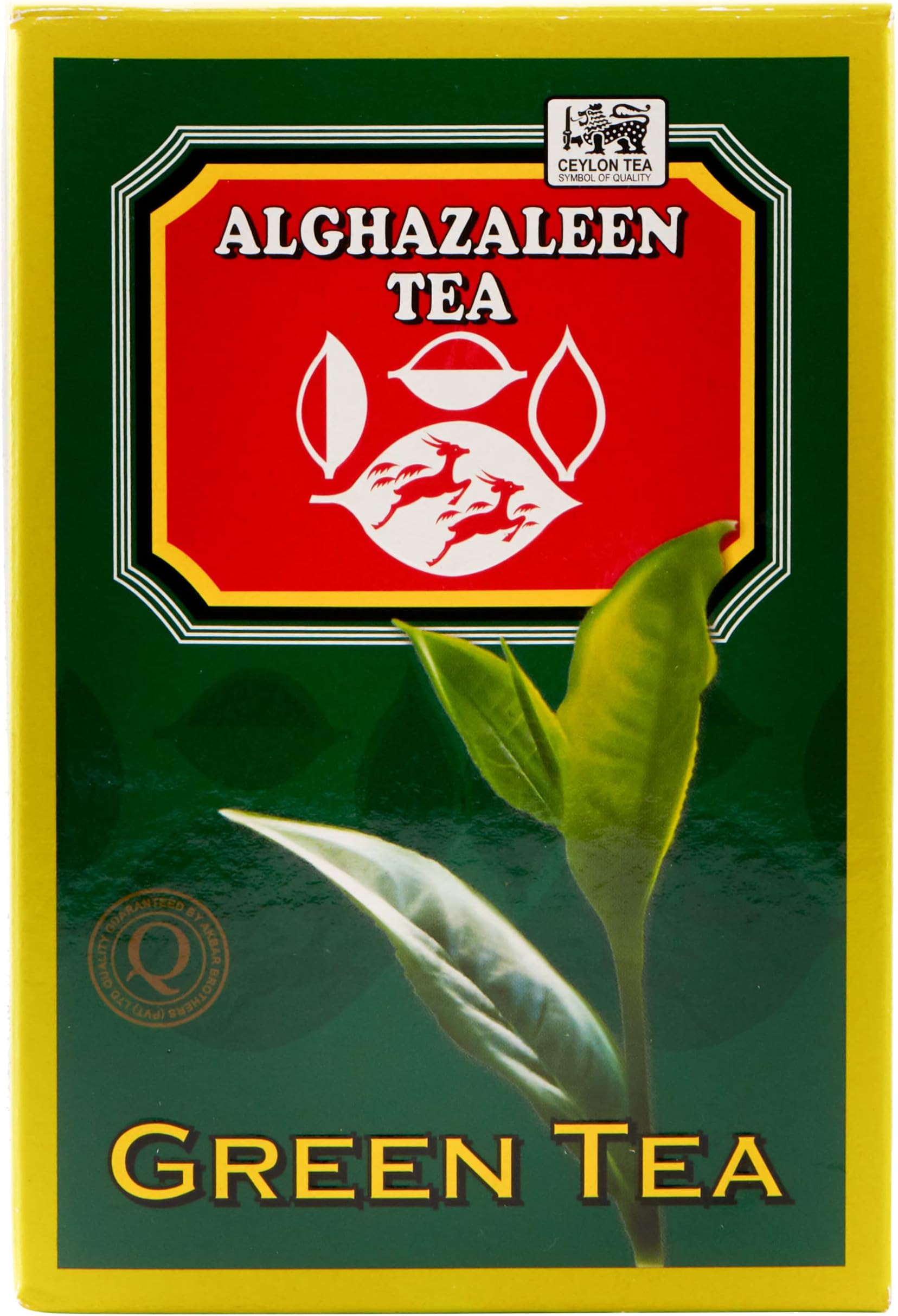 Amazon.com : Alghazaleen Green Tea 8.8oz Loose Leaf Tea Ceylon Green ...