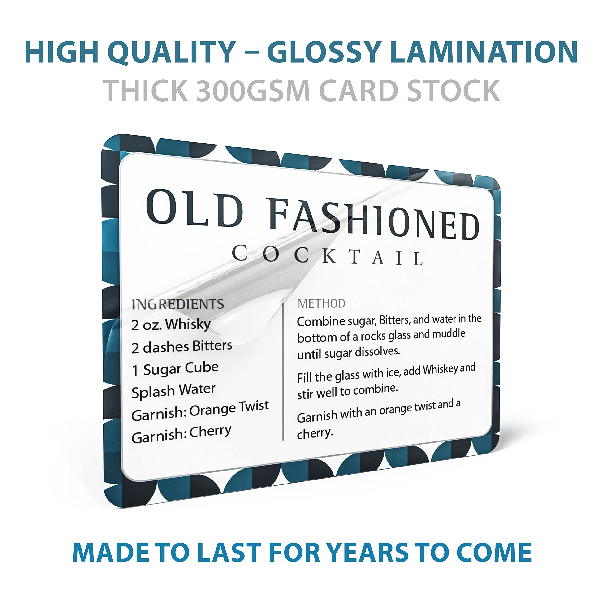 Snapklik.com : 52 Cocktail & Mixed Drink Recipes Flash Cards Simple ...