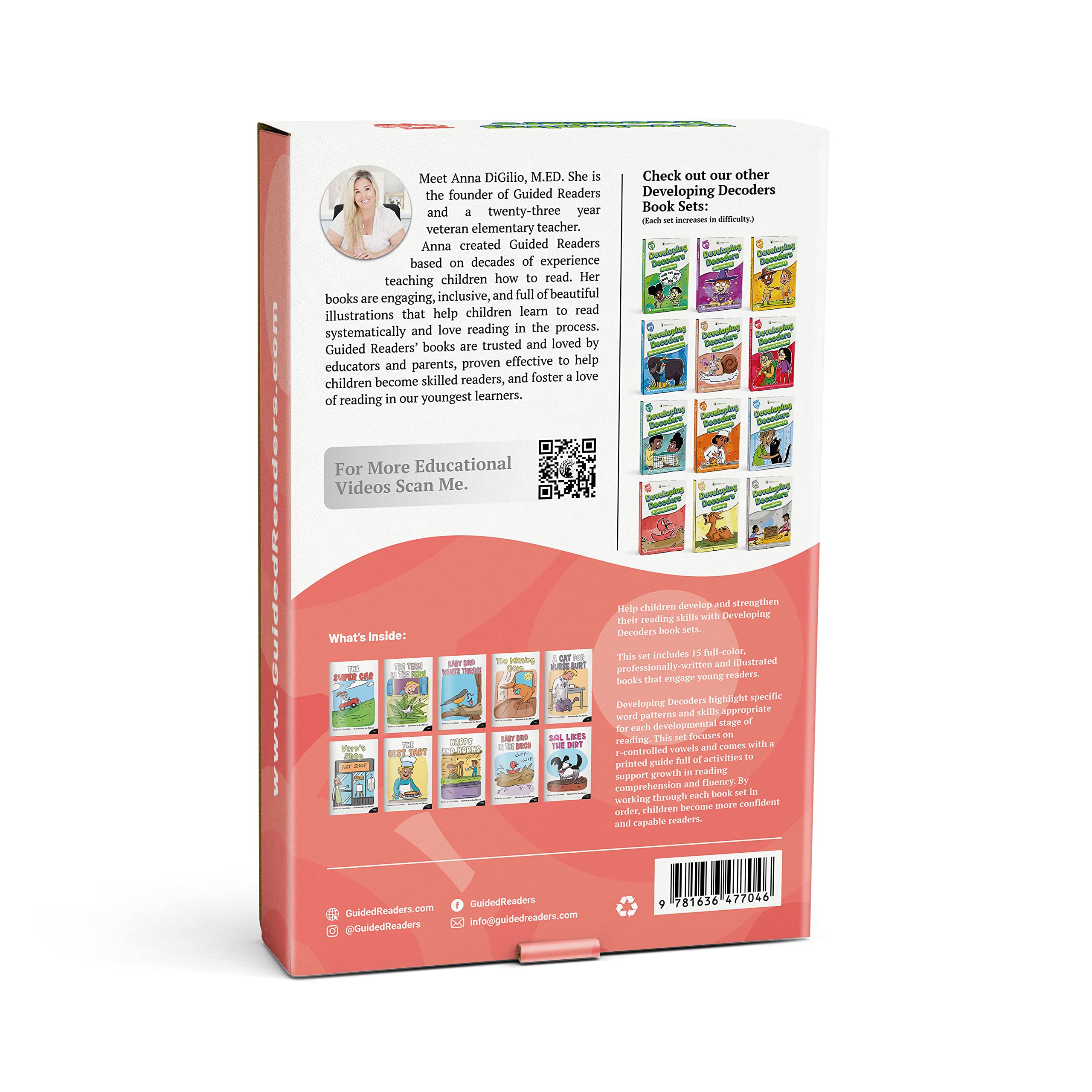 Snapklik.com : Decodable Readers: 15 R-Controlled Vowels Phonics Books ...