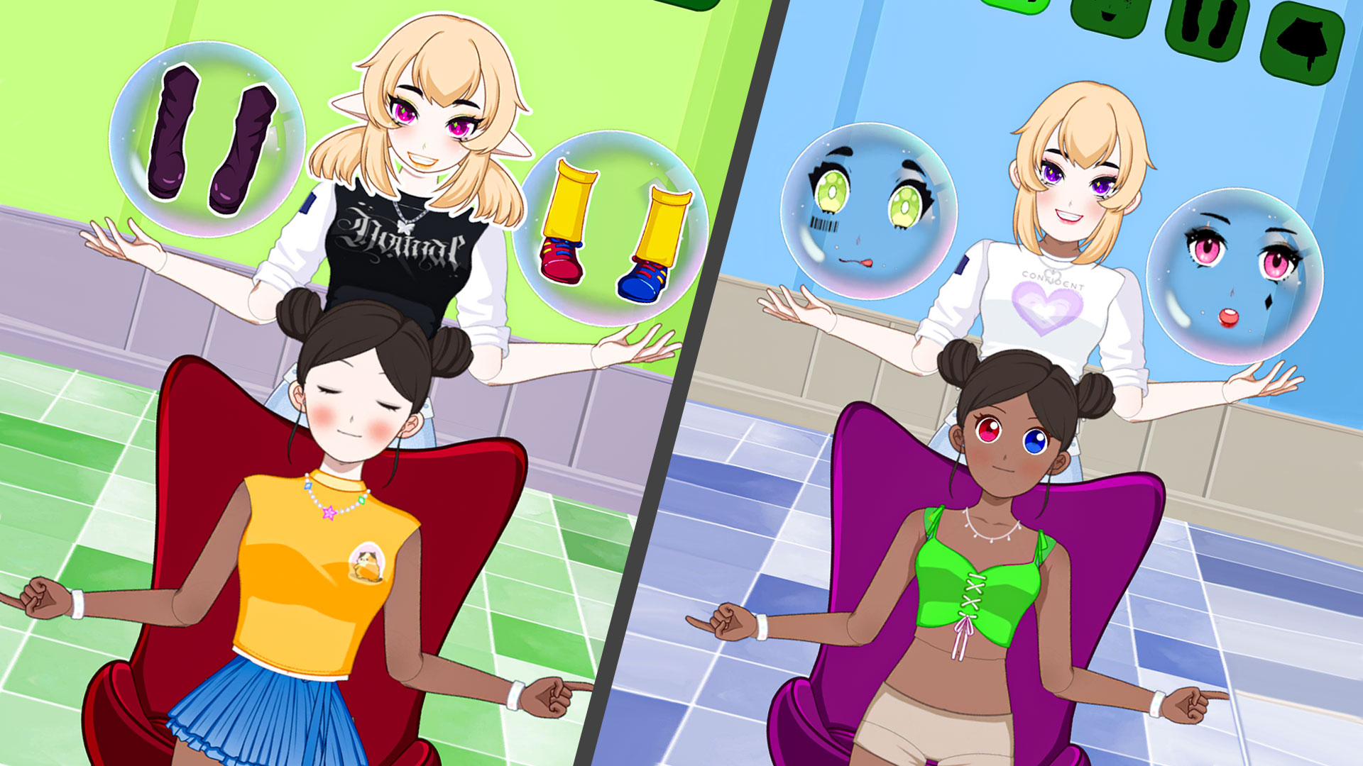 Left or Right Magic Fashion Dress Up: Women Fashions Stylist Challenge ...