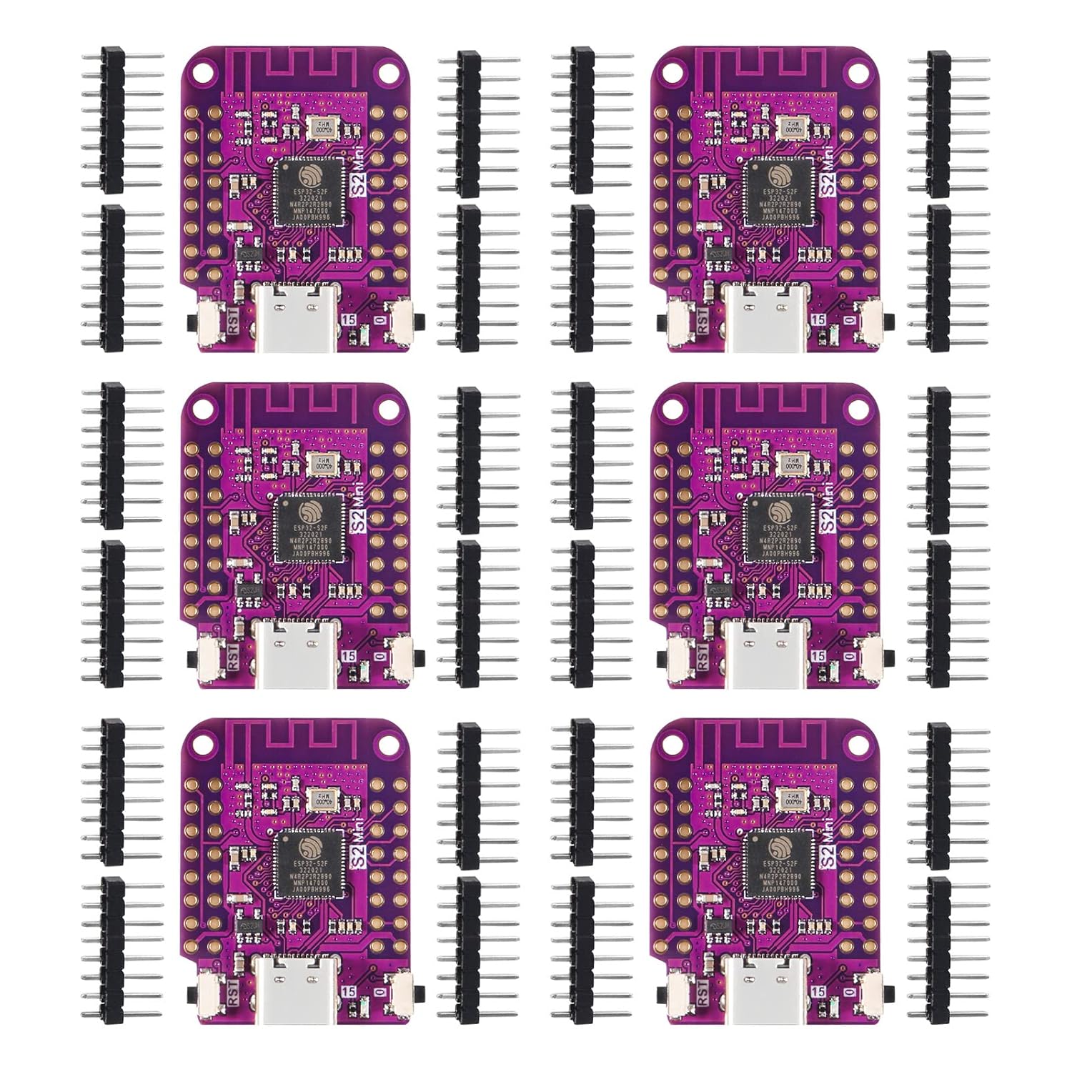 Alinan 6pcs Esp32 S2 Mini V100 Wifi Iot Board Based Esp32 S2fn4r2 Esp32 S2 4mb Flash 2mb Psram