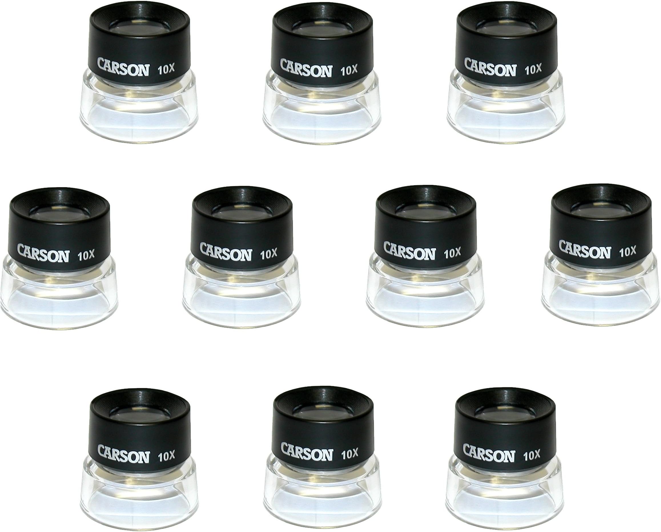 Amazon.com: Carson LumiLoupe 10x Power Pre-Focused Stand Magnifier (LL ...