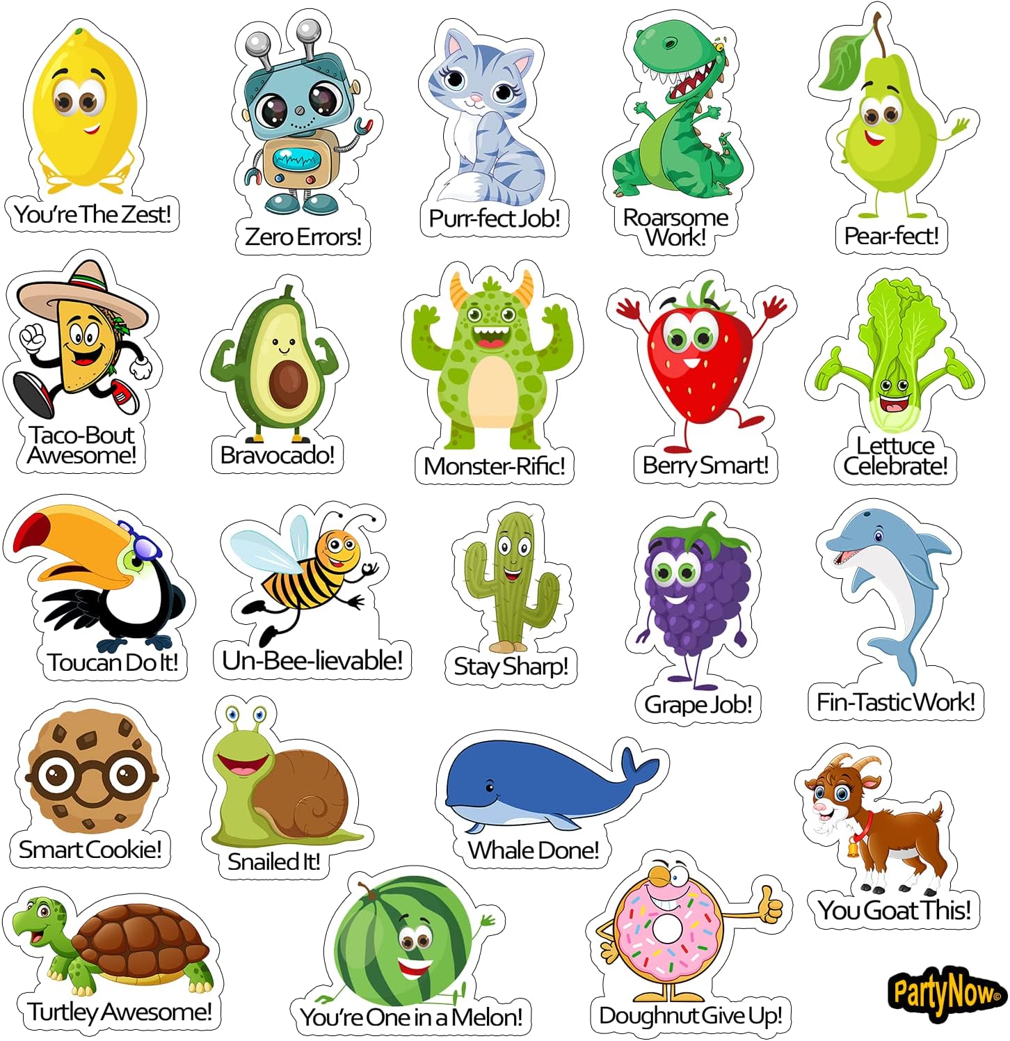 Amazon.com: PartyNow Stickers for Kids Classroom Teacher Supplies ...