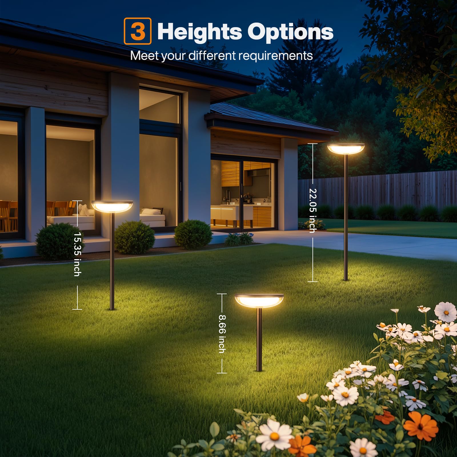 Tall Modern Landscape Lights