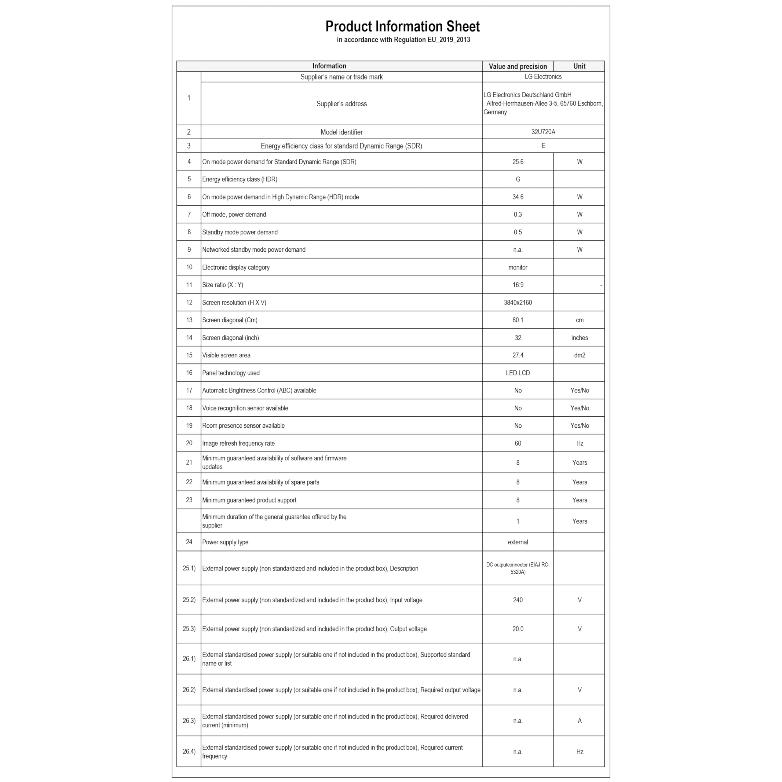 LG UltraFine Monitor 27U730A-B - 4K UHD IPS 27 inch, 60Hz, 5ms GtG ...