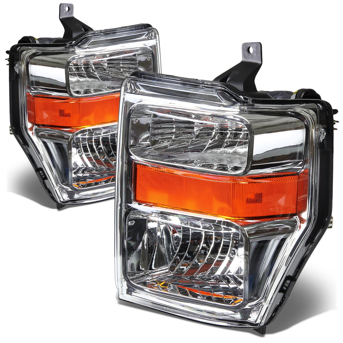 Amazon.com: Auto Dynasty Factory Style Halogen Headlights Assembly ...